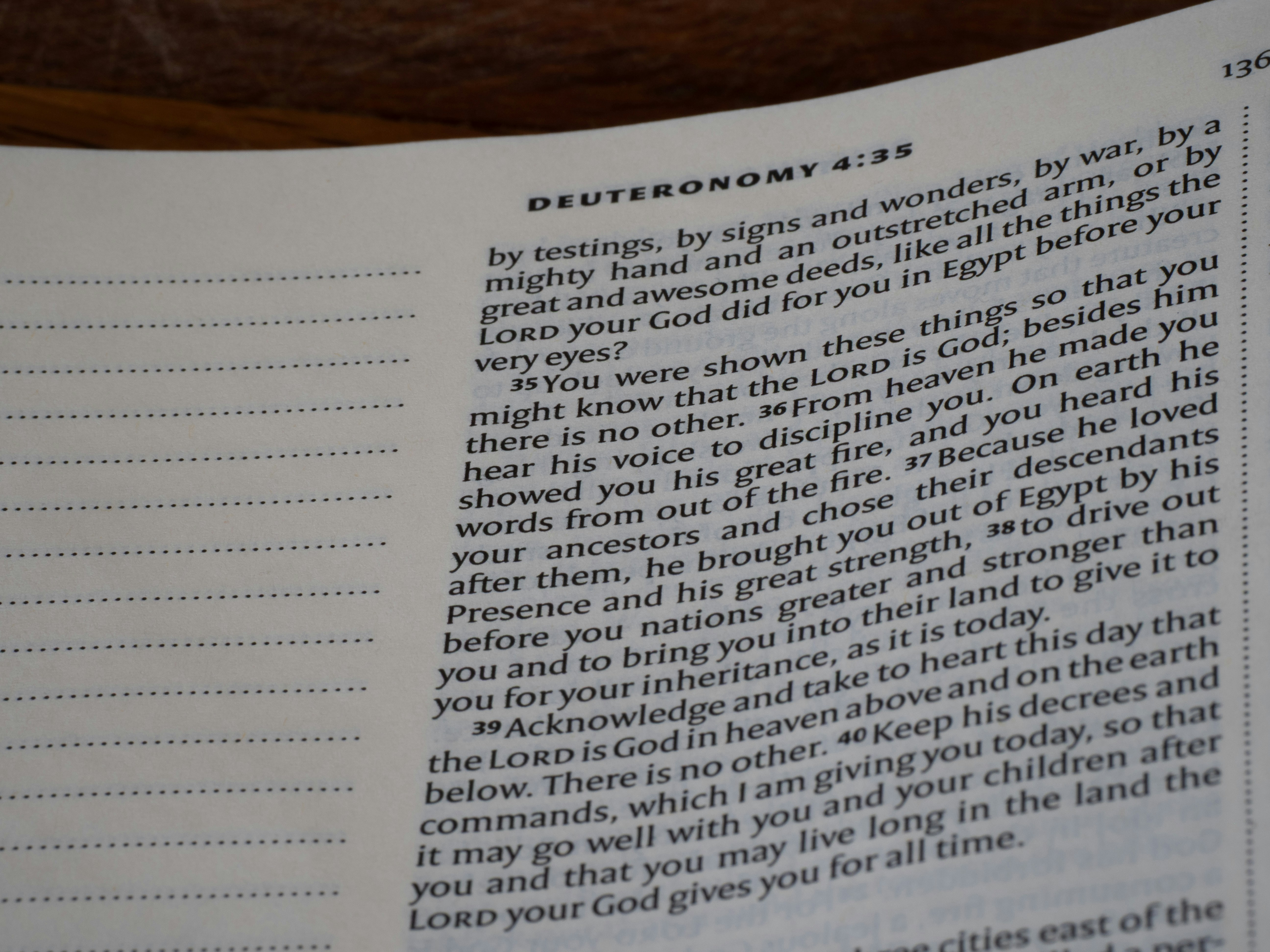 Ancient Script in Focus: A Close Look at Deuteronomy 4:3 Page