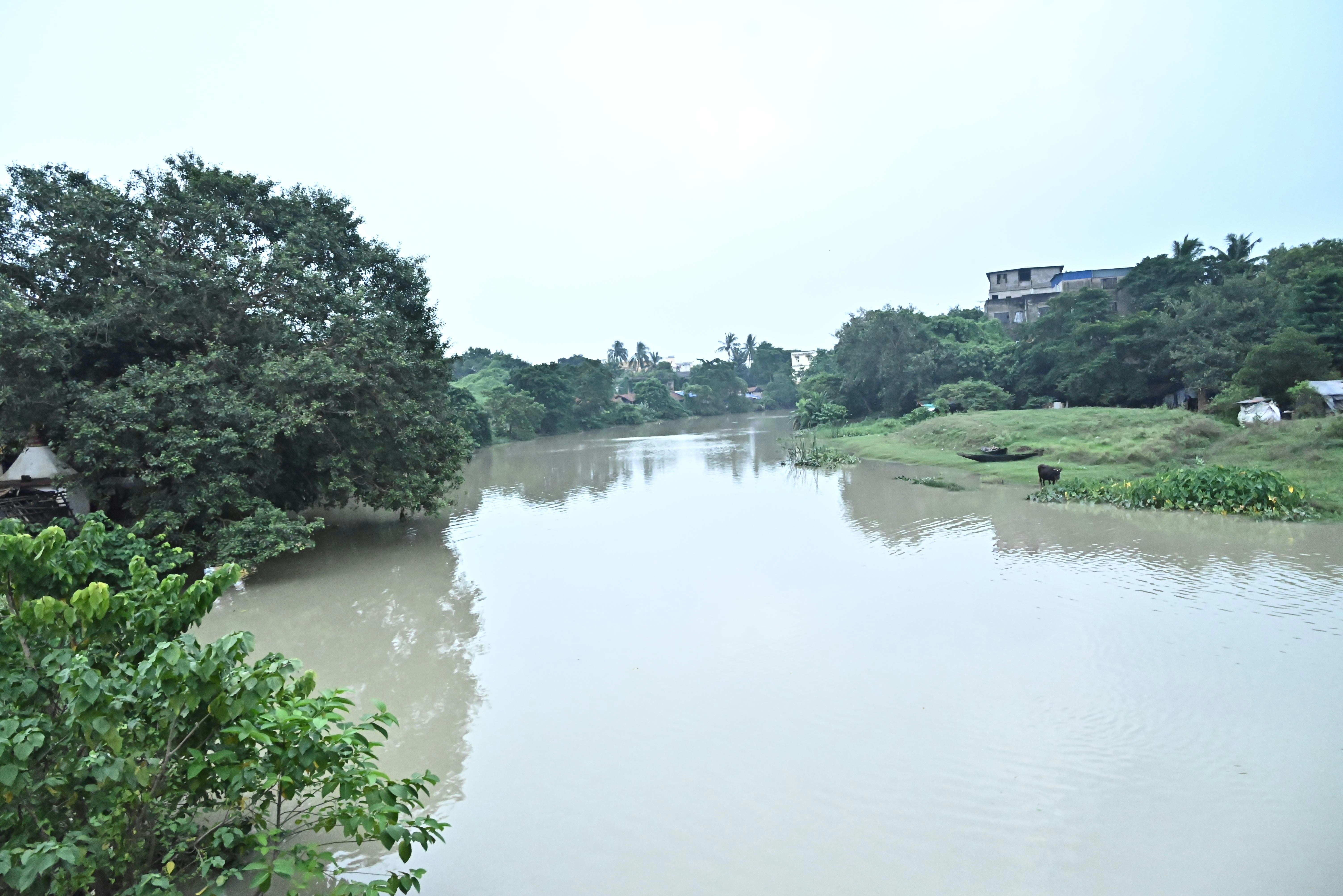 Muddy River Bend: A Quiet Riverside Village Evening
