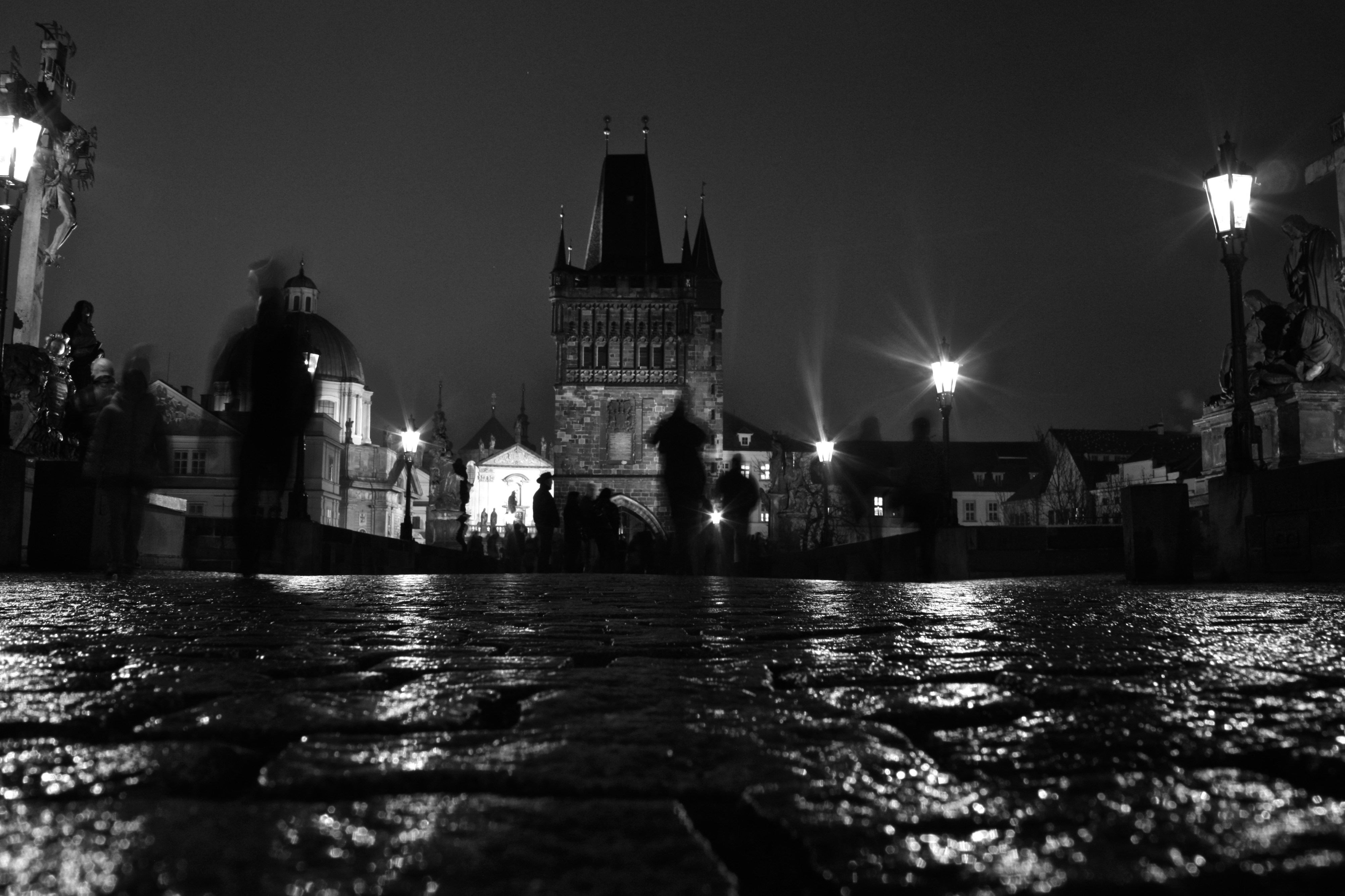 Night on the Charles Bridge: Velvet Cobbles and Lantern Glow