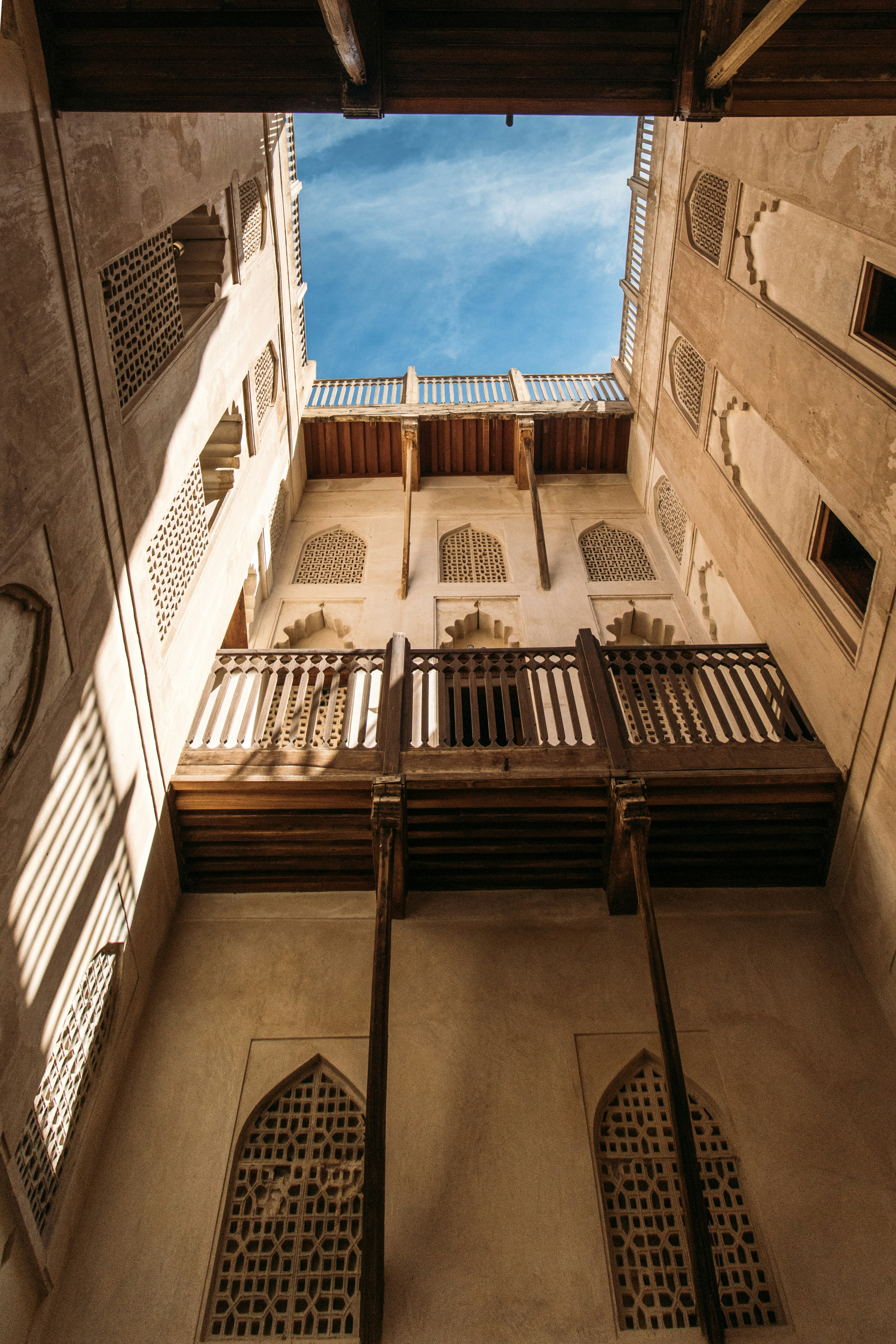 Skyward Atrium: Opening to the Blue