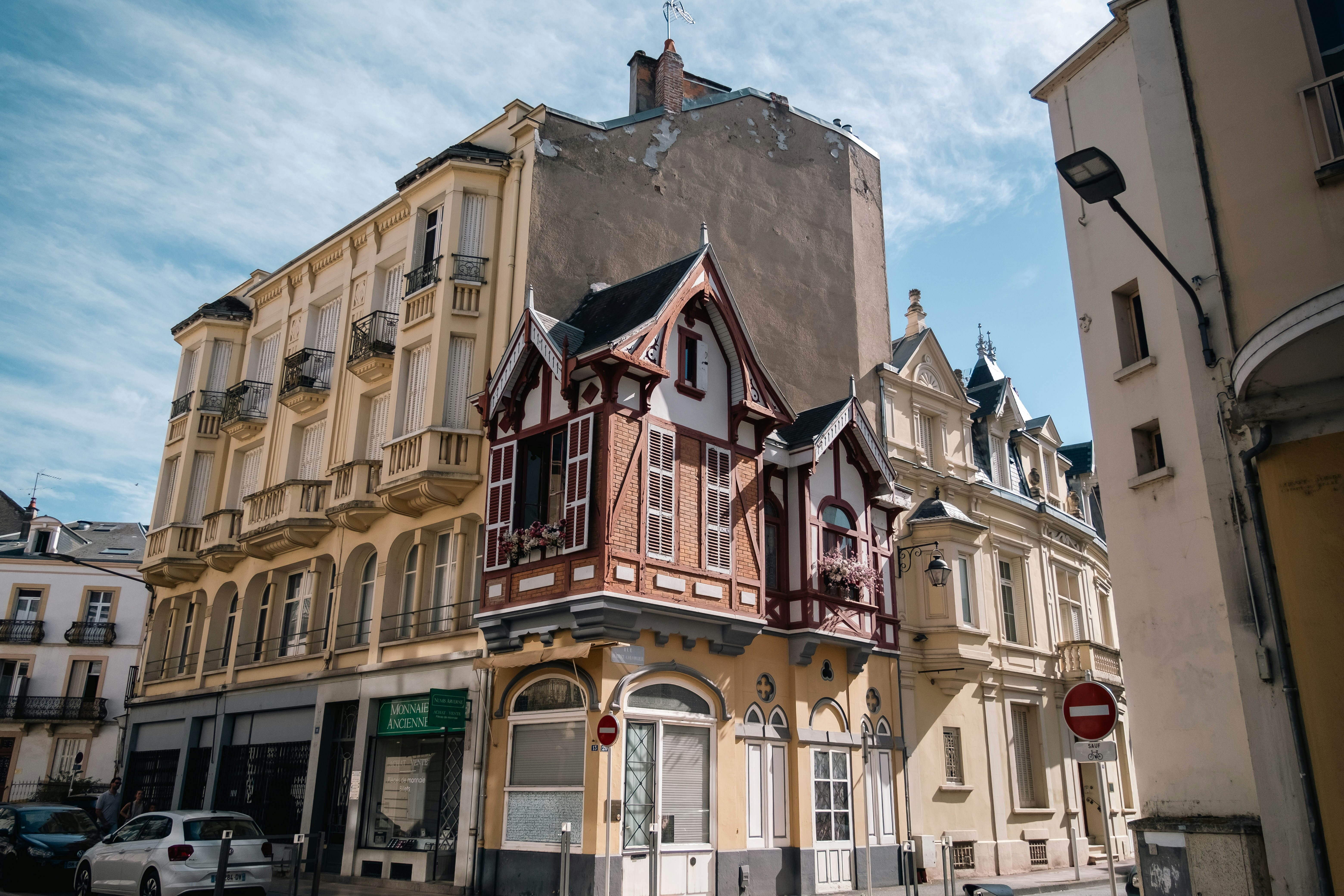The Notched House: A Half-Timbered Corner Crowning a Parisian Street