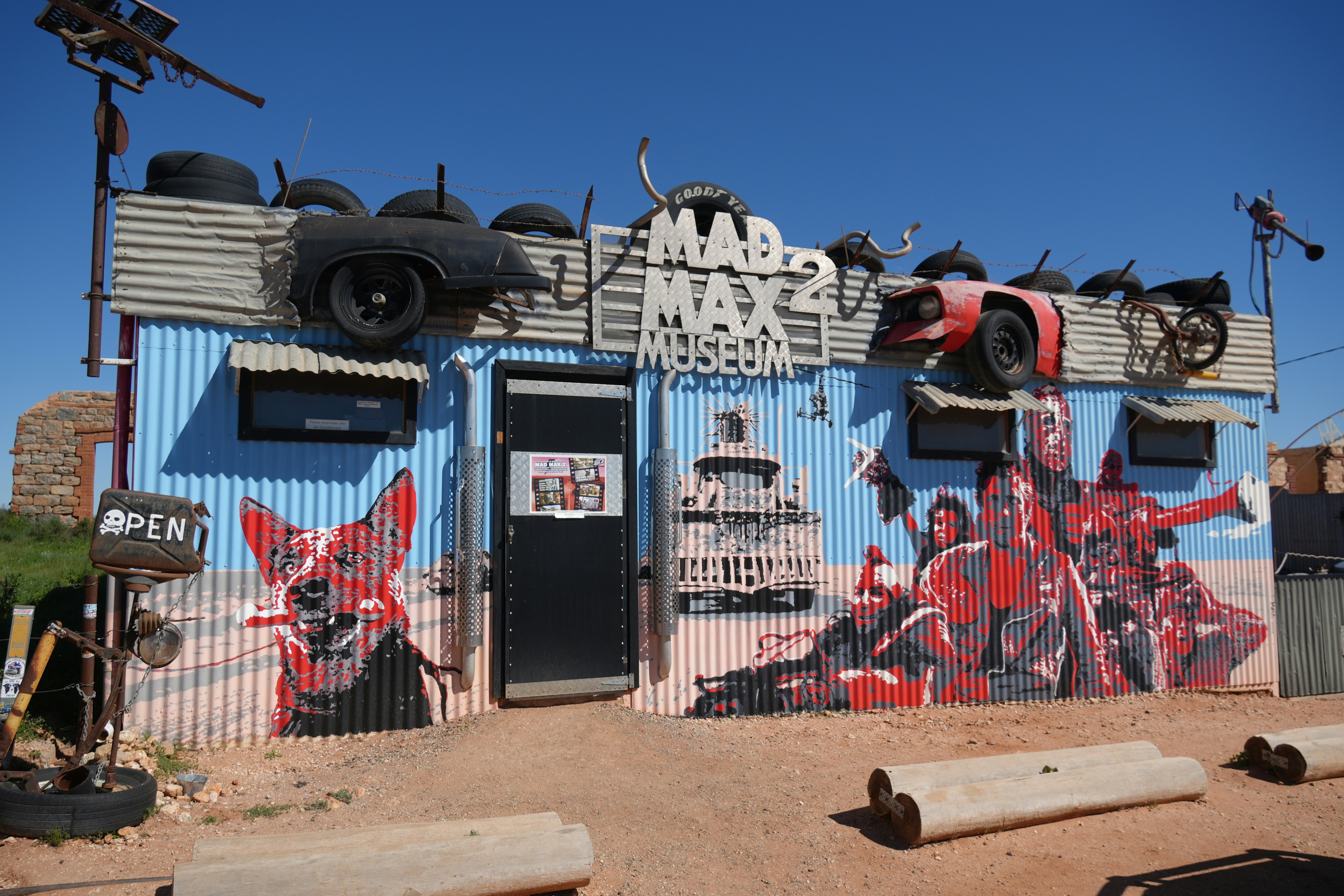 Grafficked Oddities at the Mad Max Museum