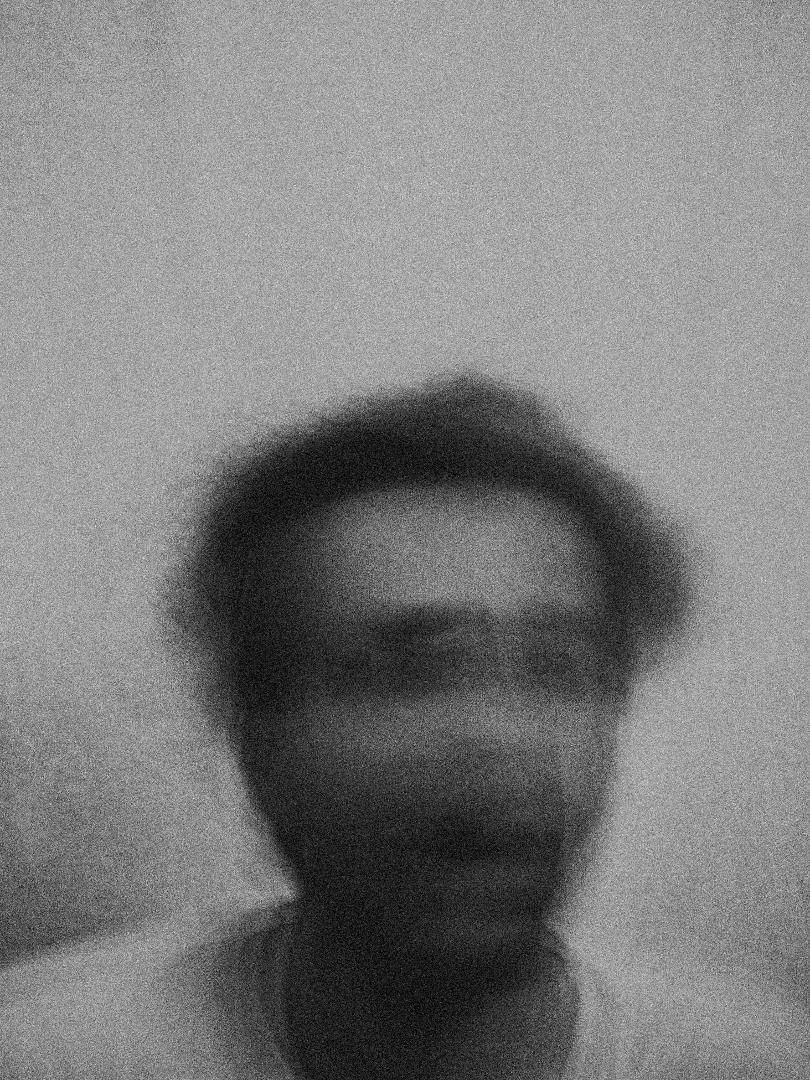 Blurry Echo: A Dim Portrait in Motion