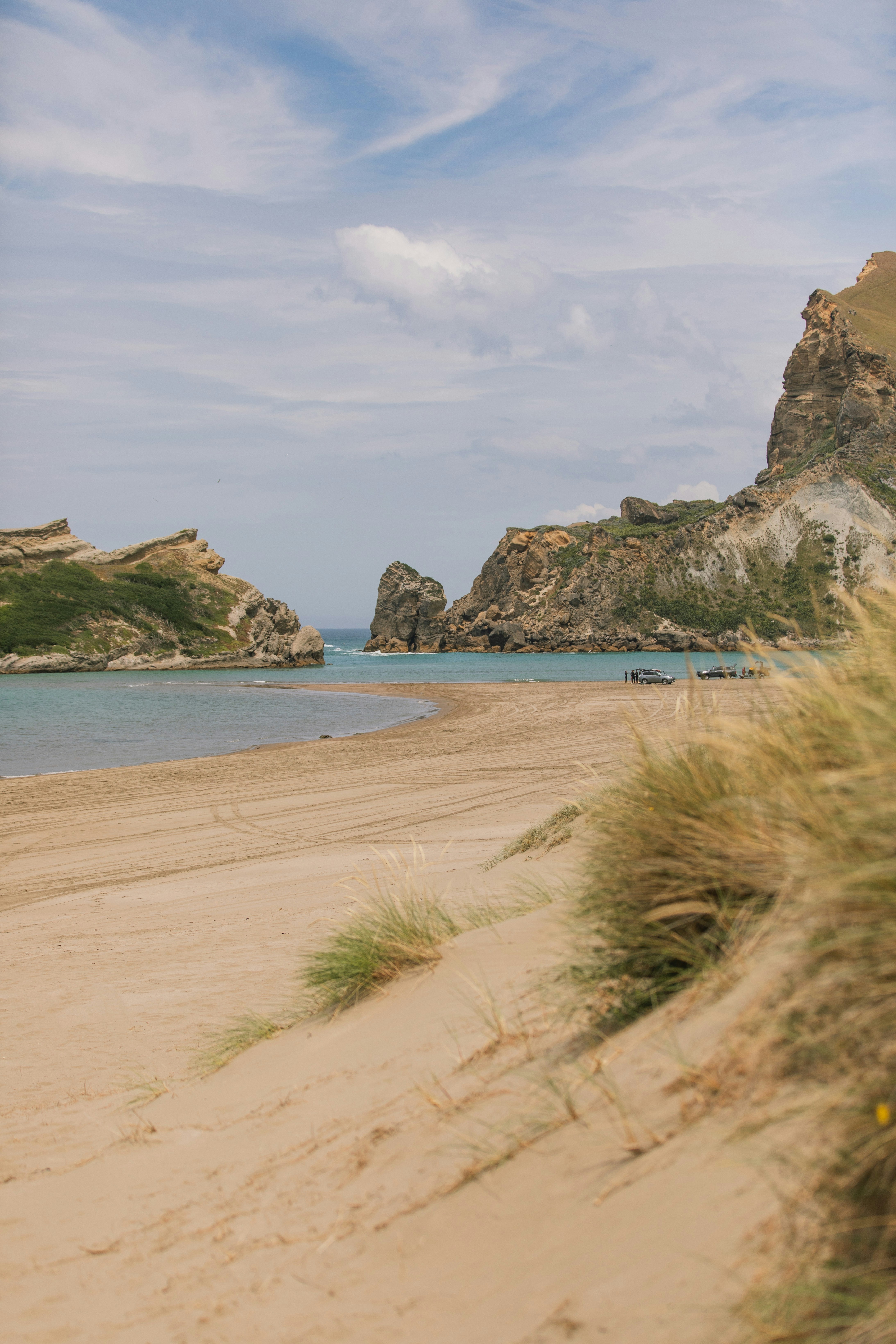 Coastal Dunes and Cliff Edge at Quiet Beach