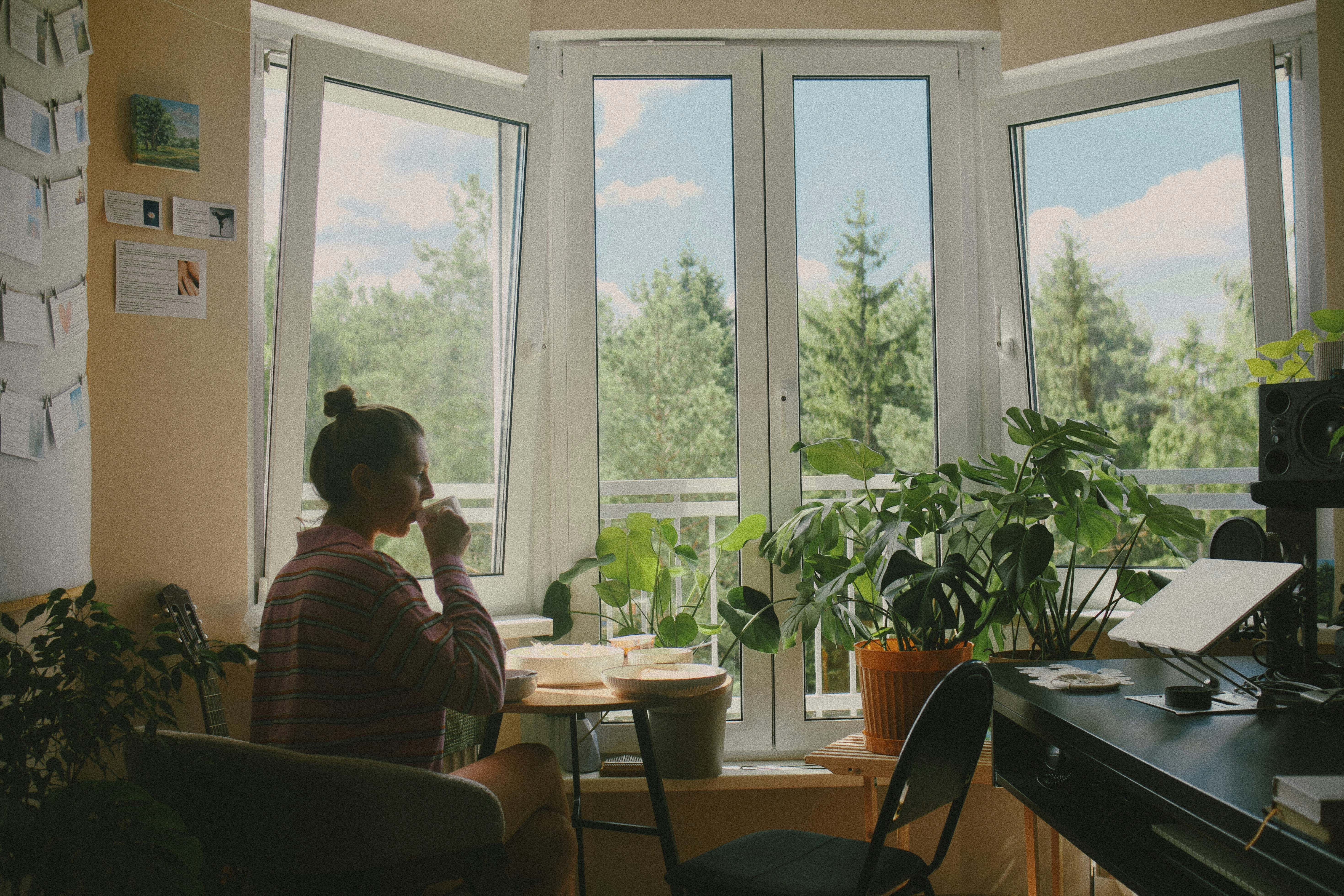 Quiet Creative Nook by the Window
