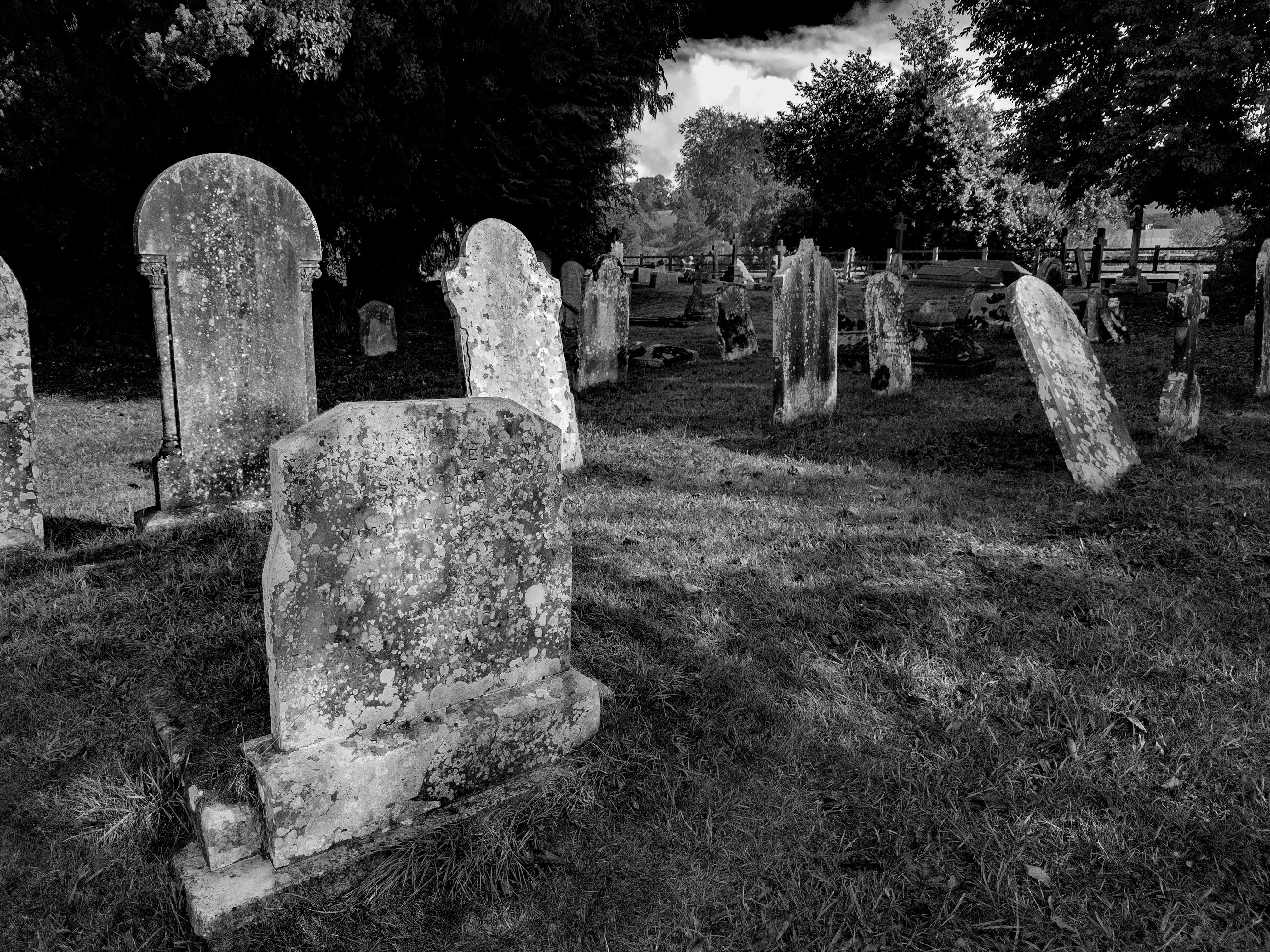 Whispering Stones: A Graveyard in quiet light