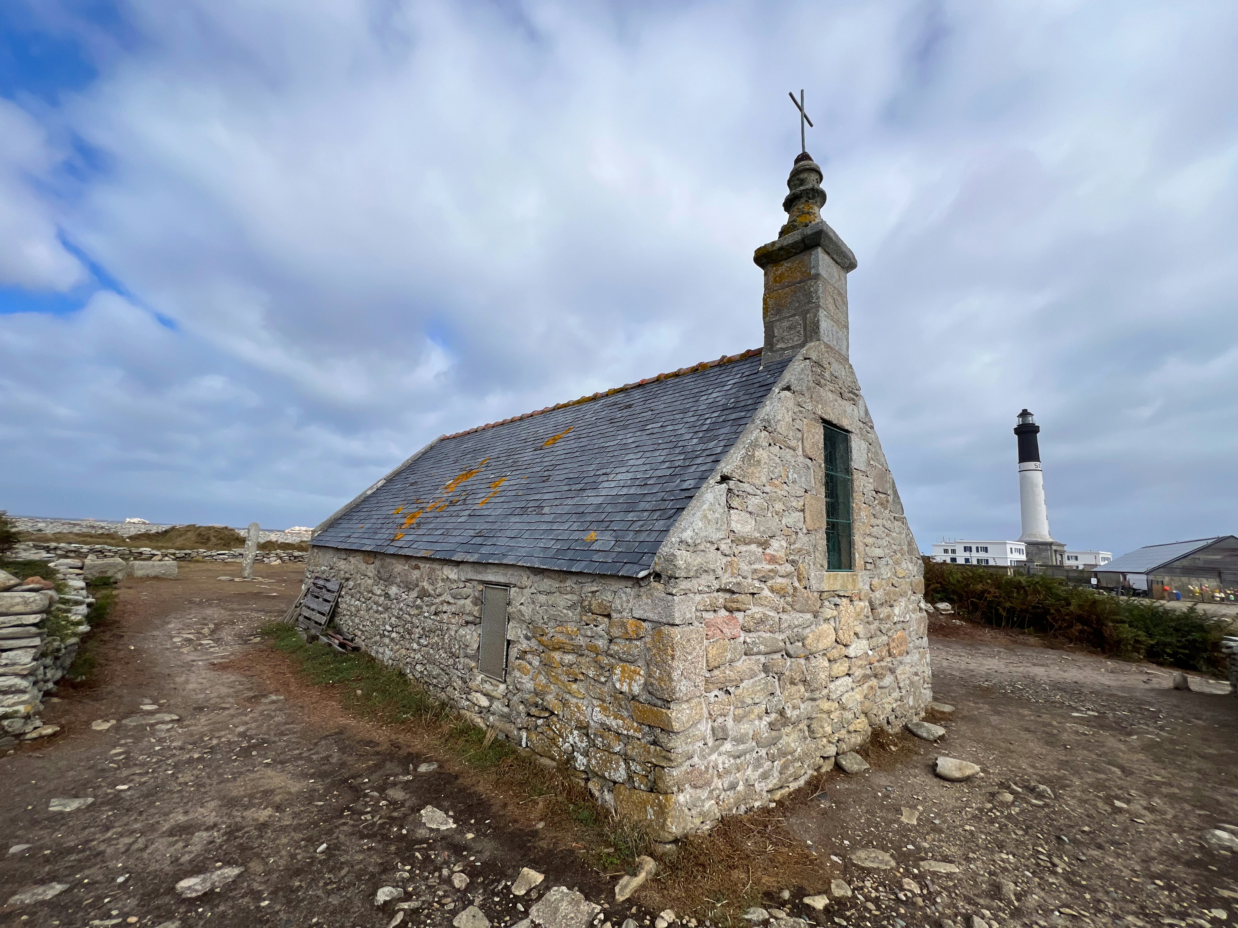 Stone Chapel on the Wind-Swept Outcrop