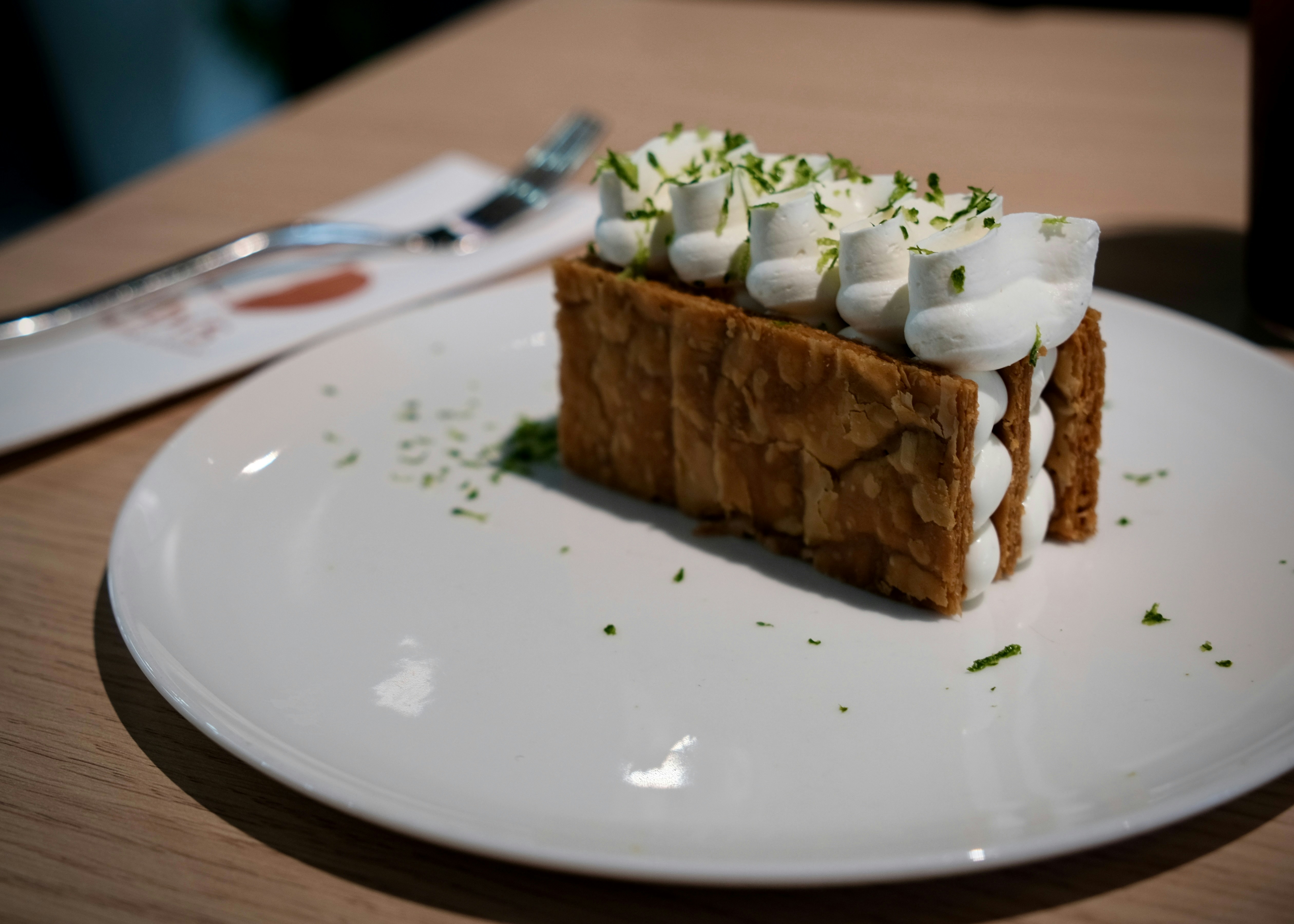 Creamy Crown: Mille-Feuille with Whipped Herb Clouds