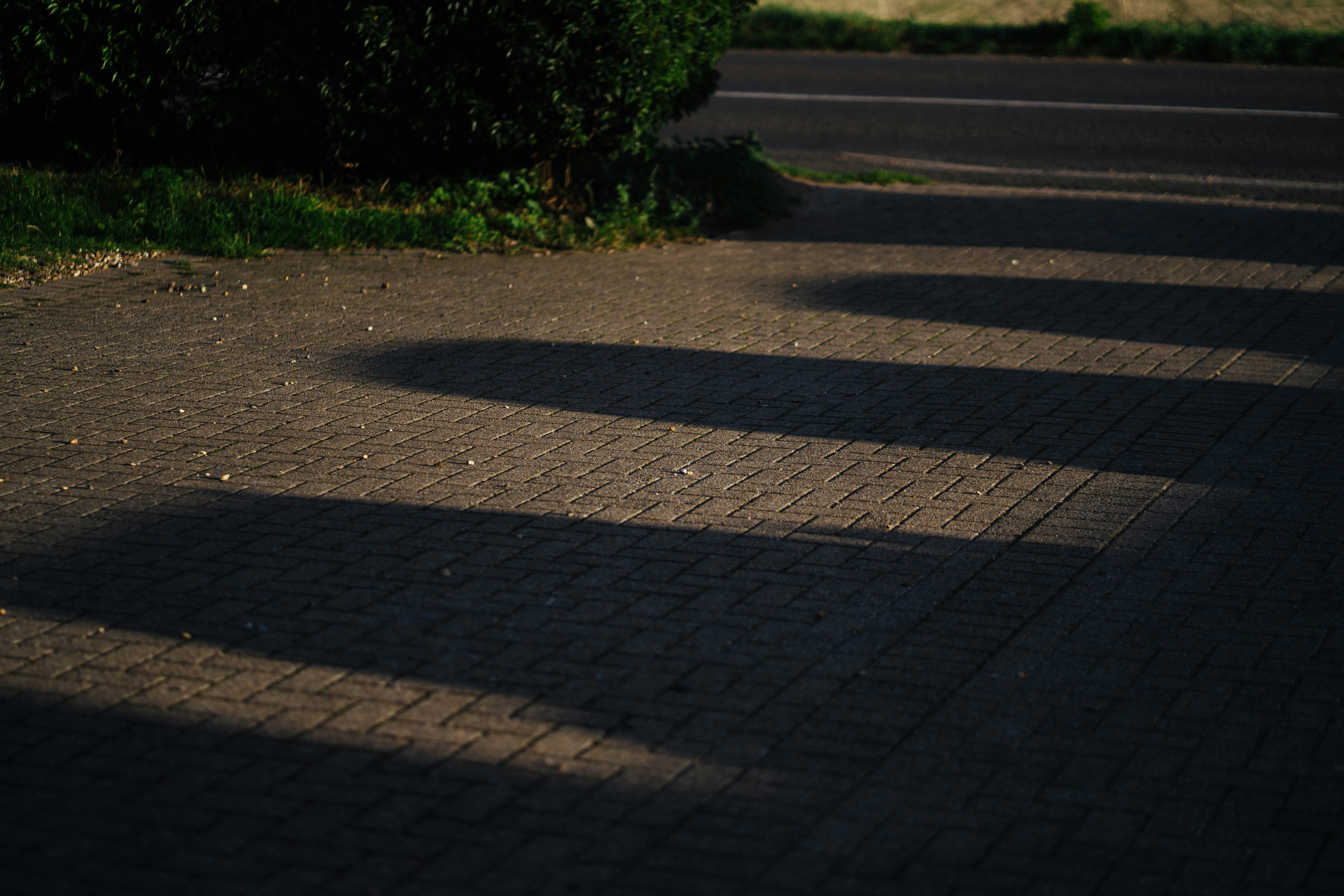 Shadows Crossing the Paved Quiet