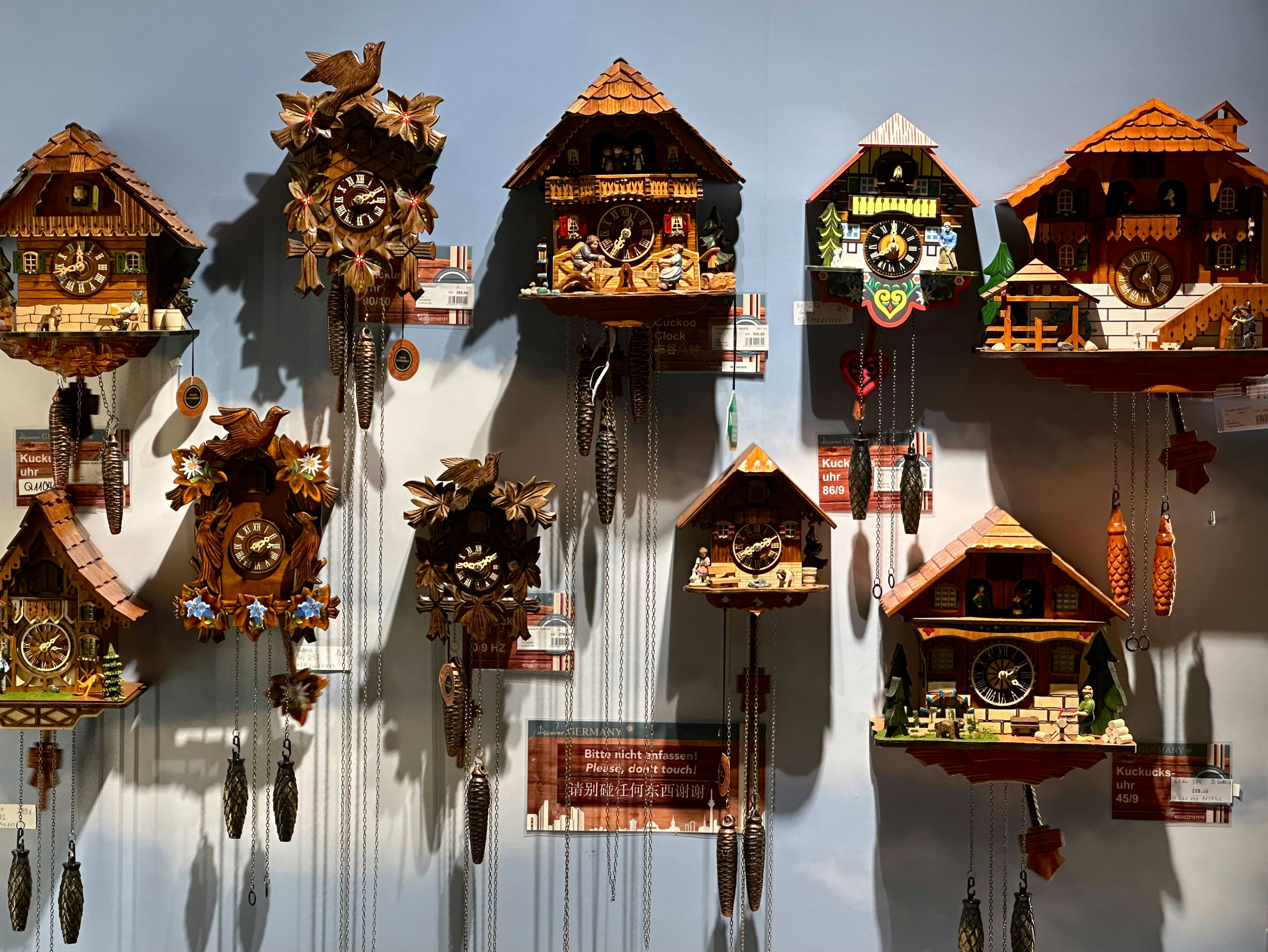 Cuckoo Gallery: A Wall of Timeless Tickers