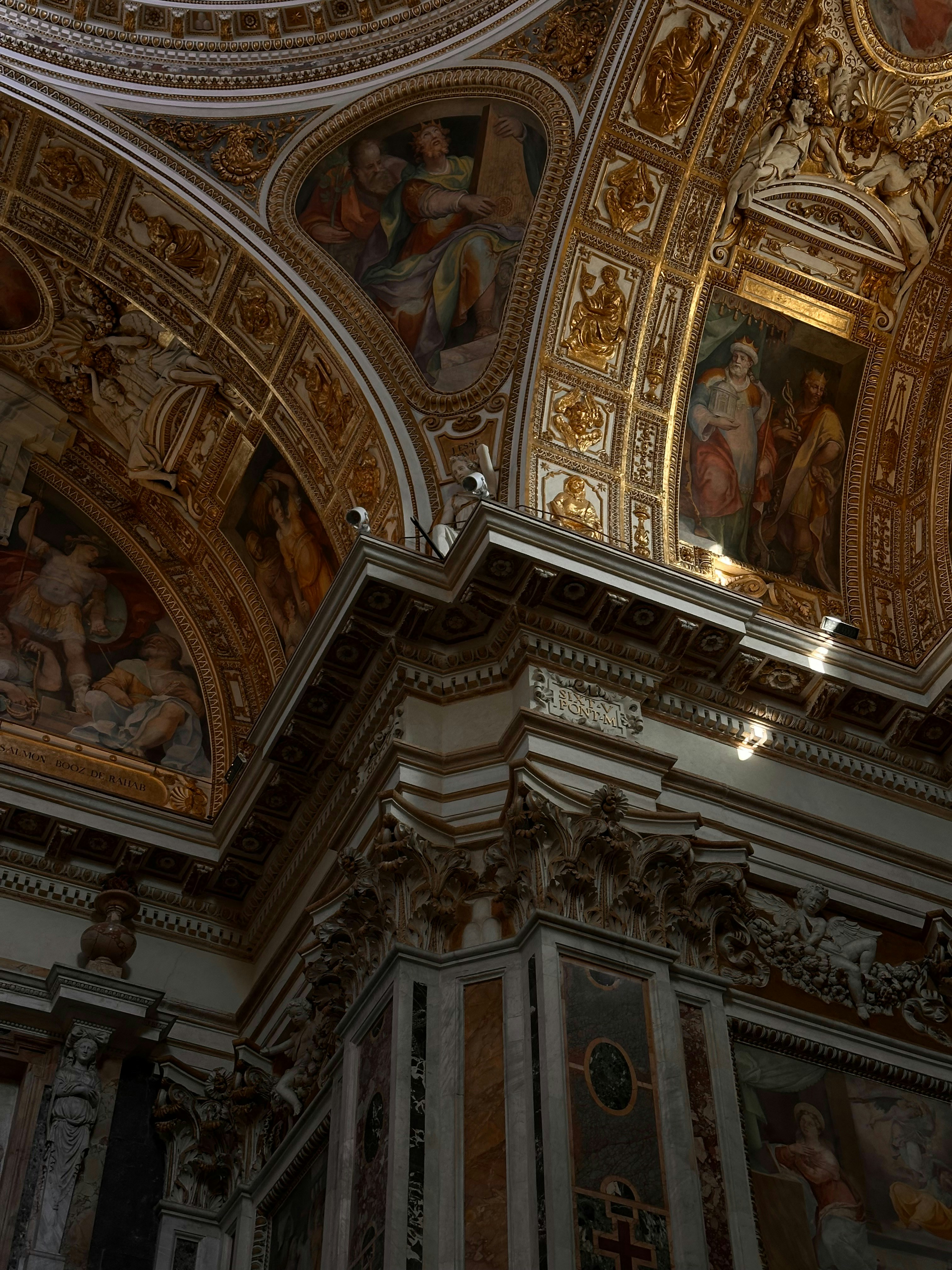 Ornate Vaults: A Baroque Feast of Gold and Marble