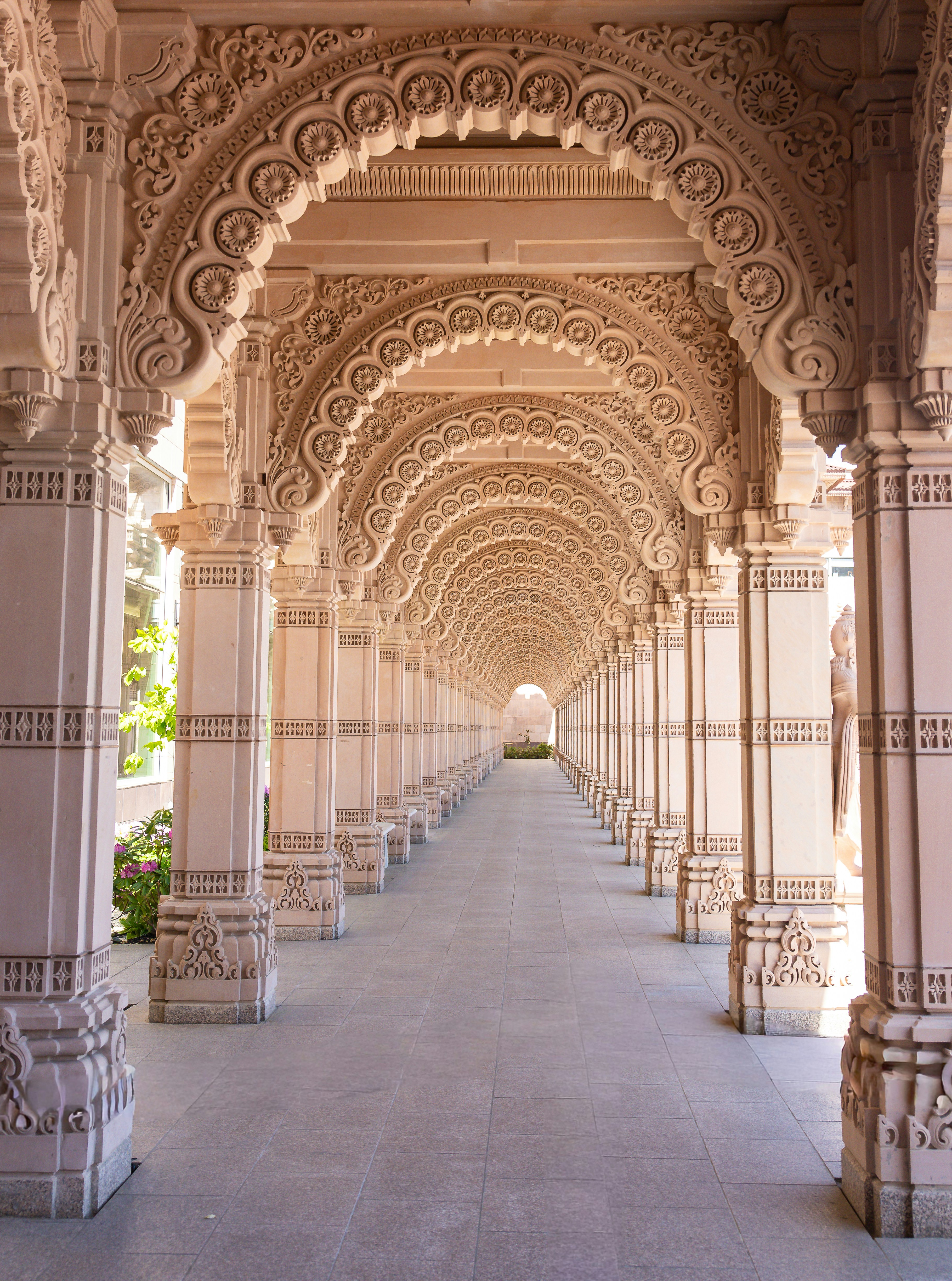 Echoes of Stone: A Ceremonial Corridor of Repeating Arches
