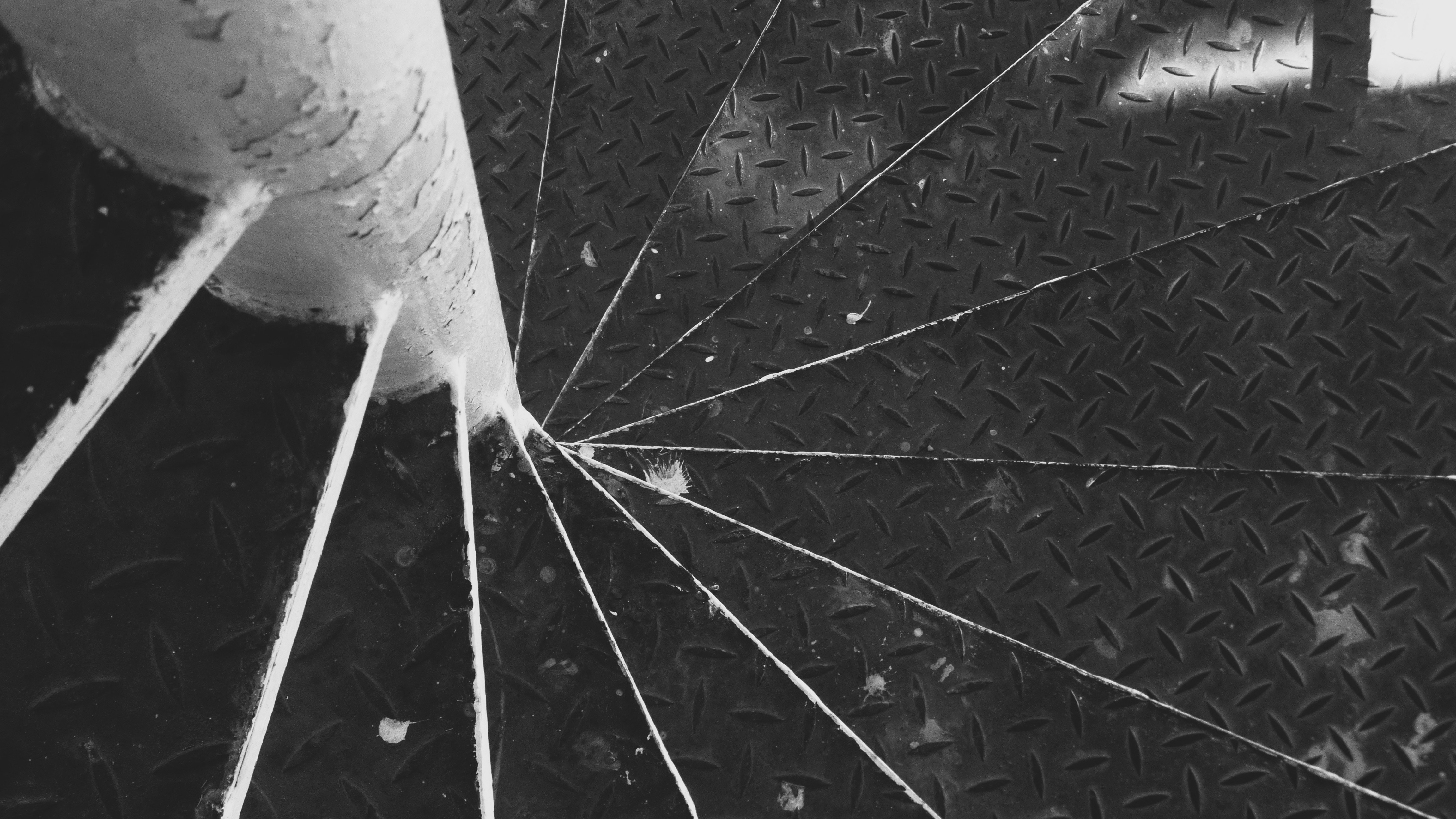 Spokes of Silence: Spiderwebs Anchored to a Diamond Plate