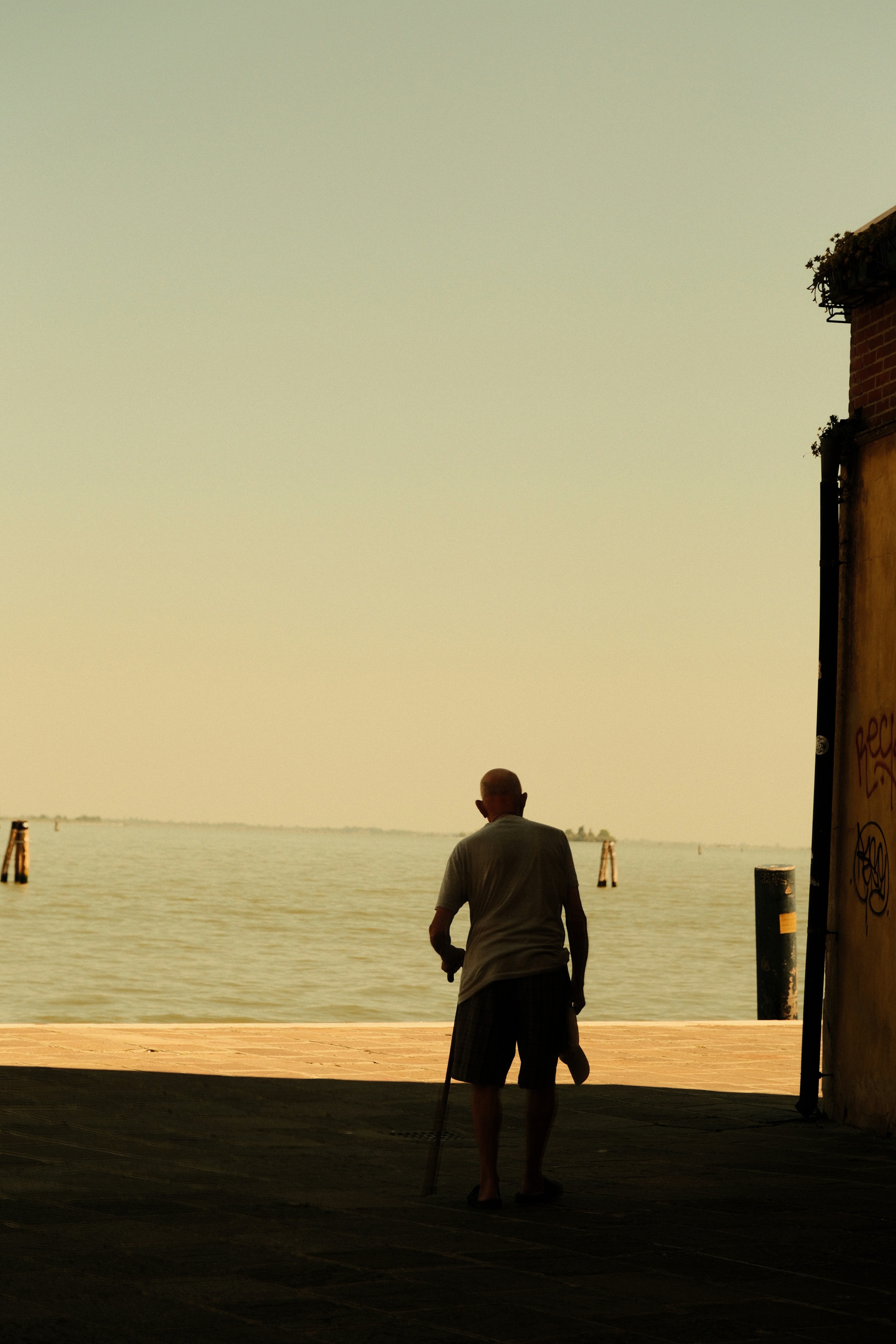 Barefoot by the Dusked Docks