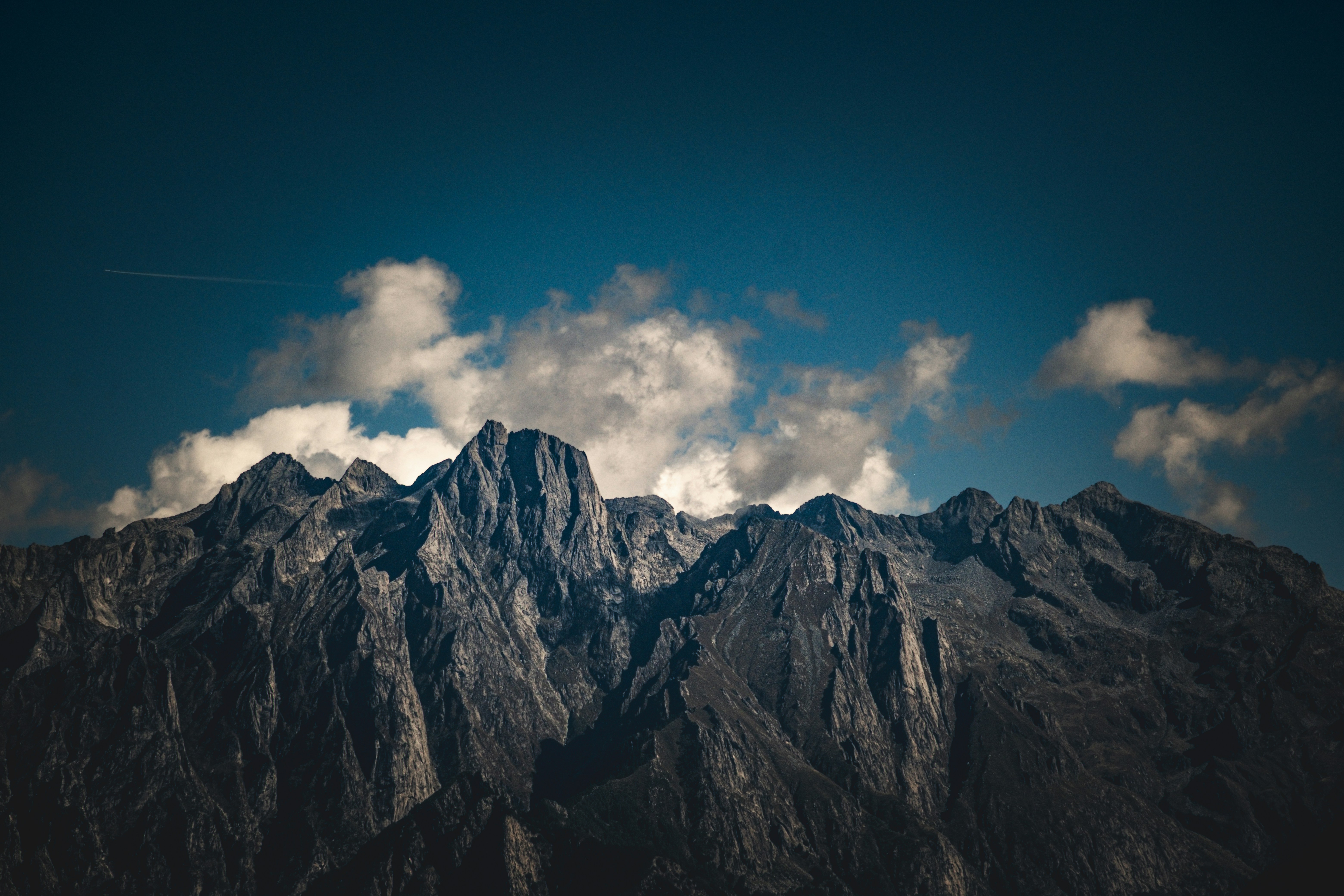 Ridge Line Beneath a Cerulean Sky