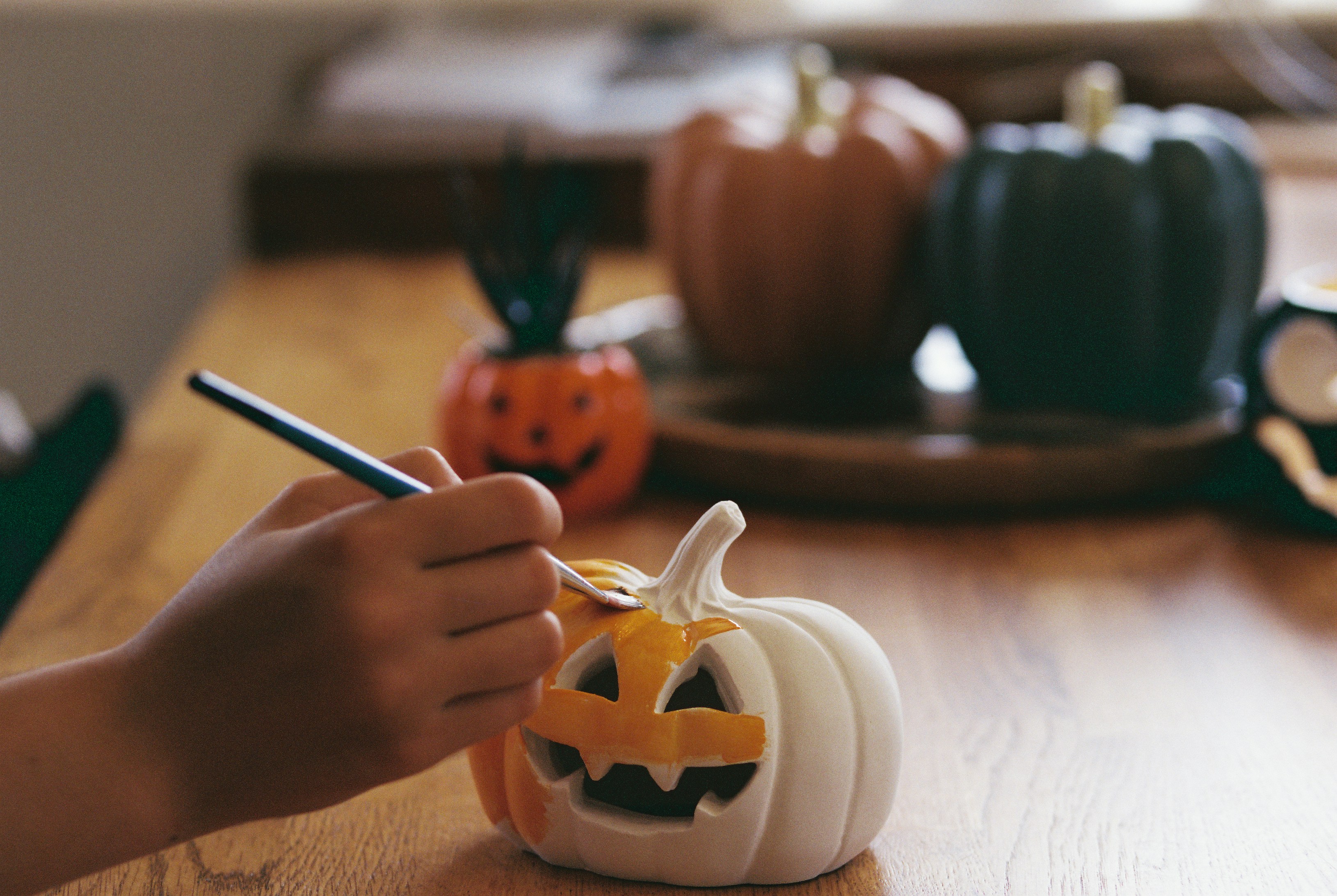 Glow of a Pumpkin Carving Session