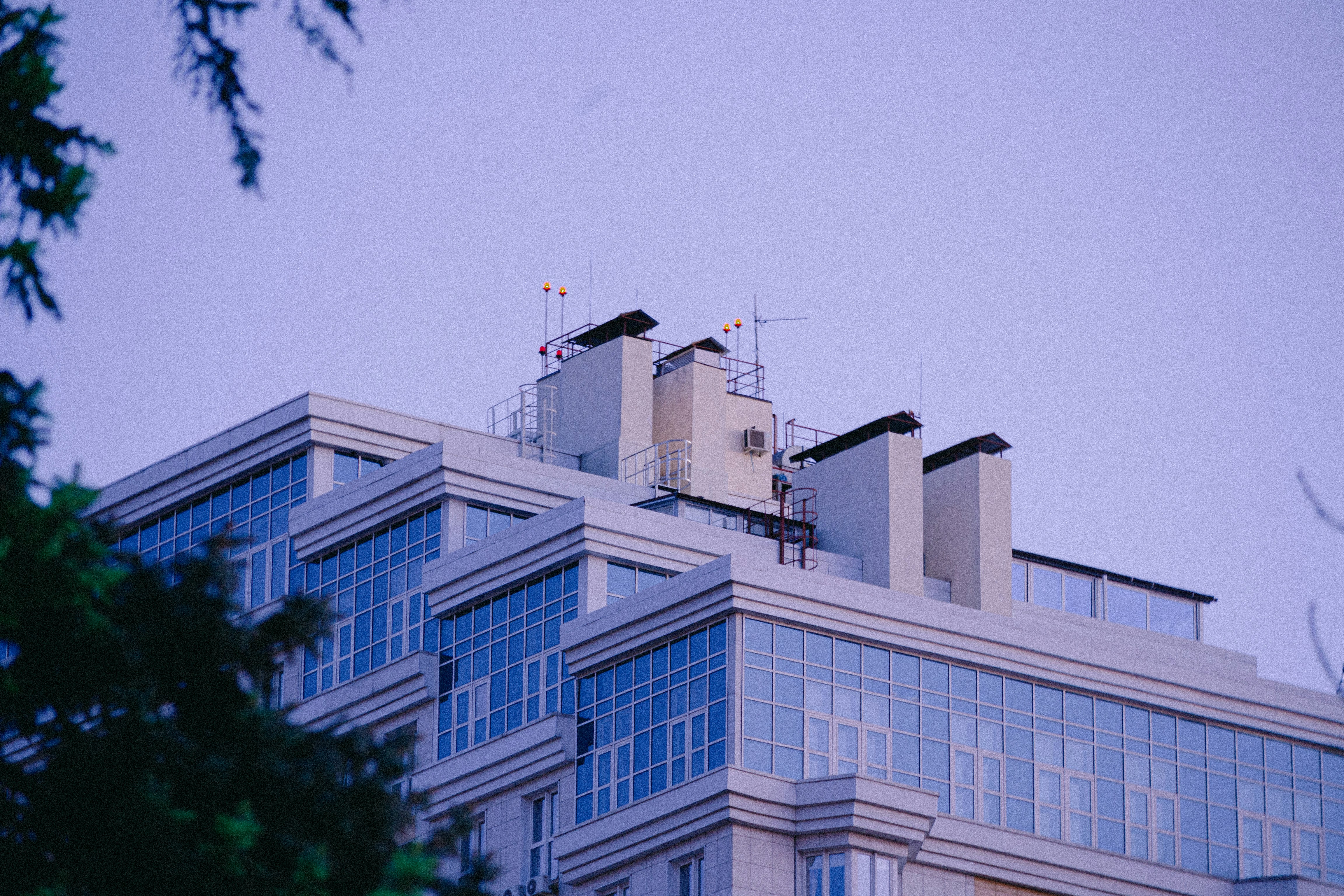Cityscape Ridge: Rooftops and Glass