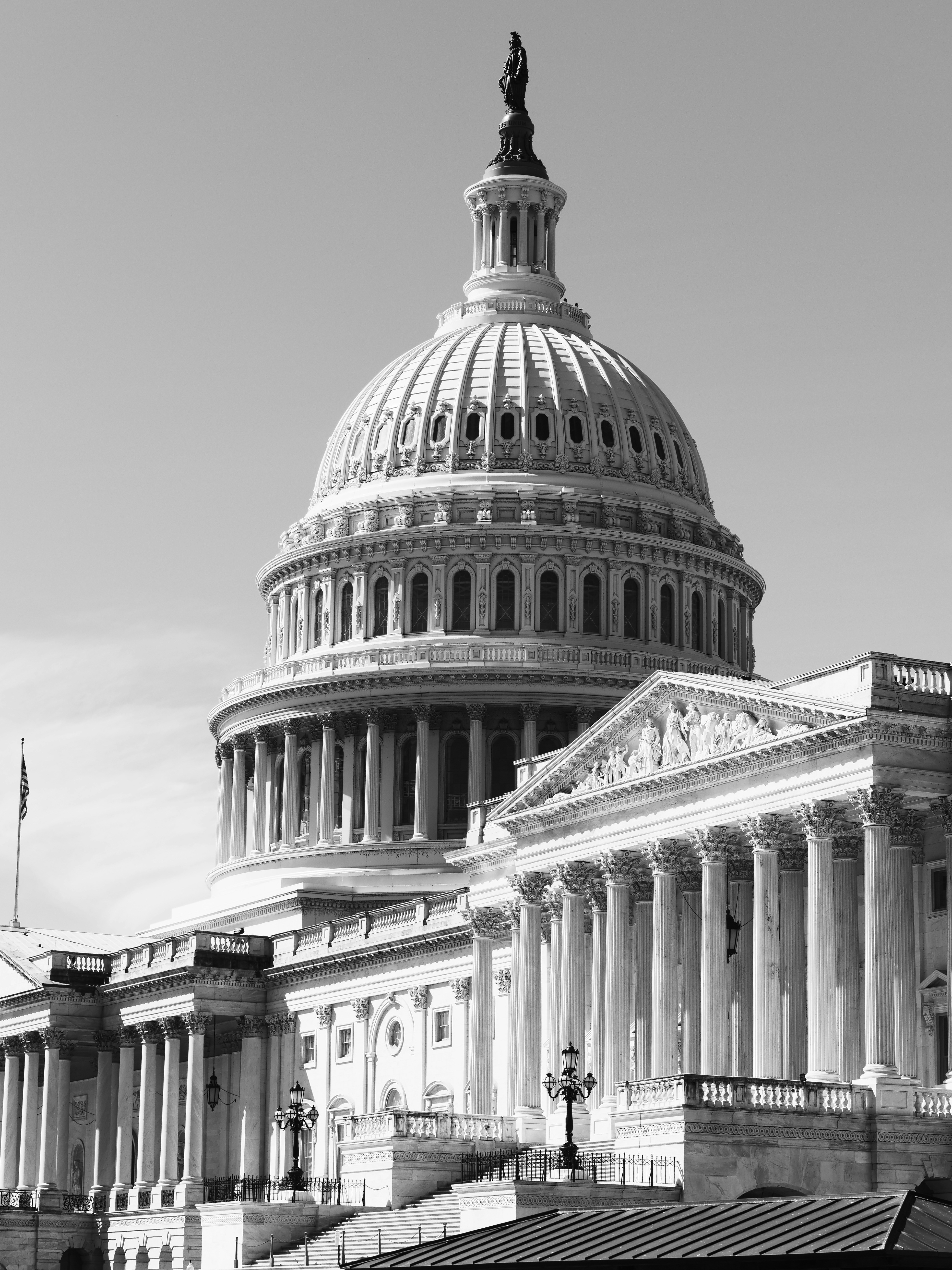 The Capitol in Monochrome: A Monumental Quiet