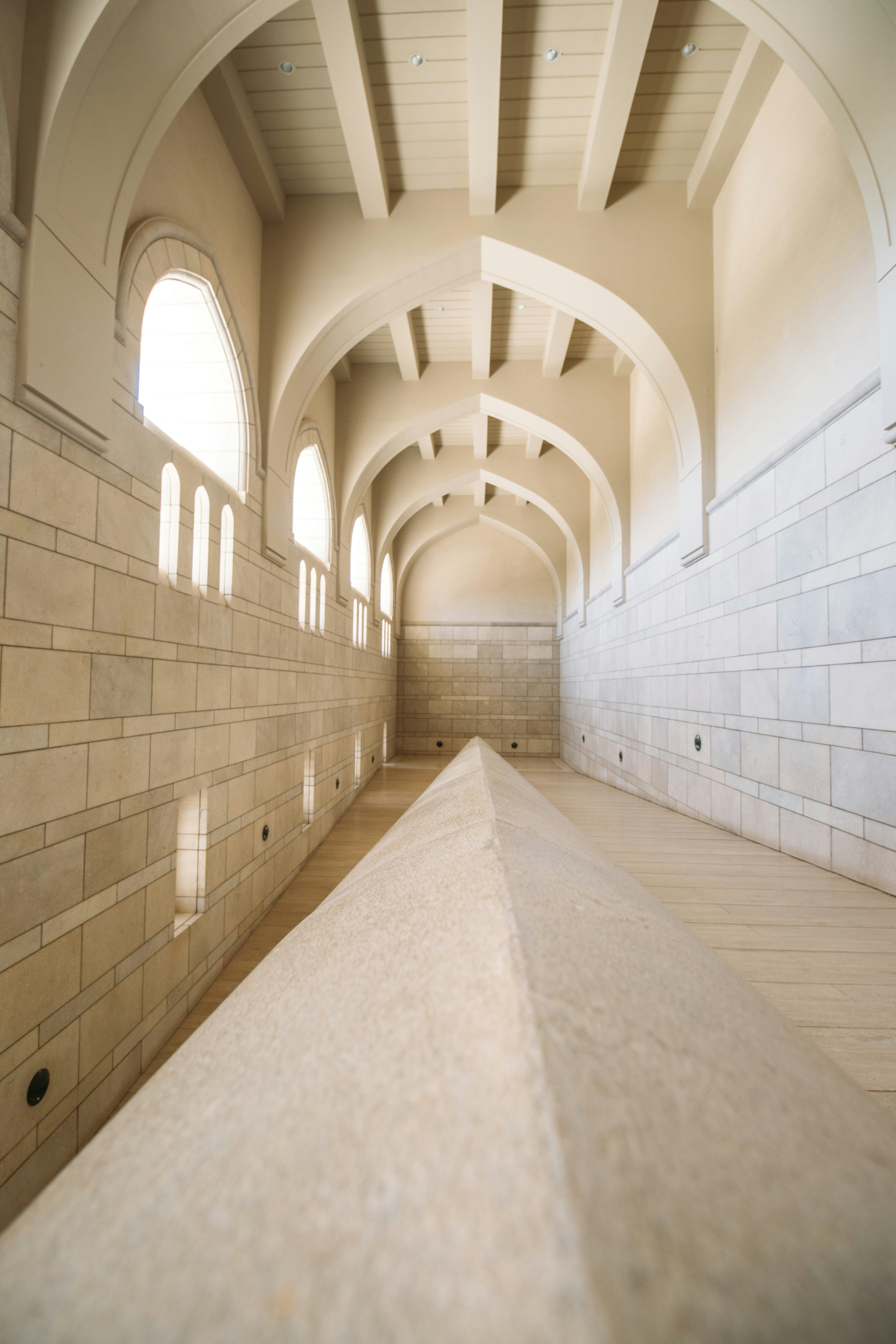 Vaulted Light: A Quiet Perspective Through Arched Ceilings