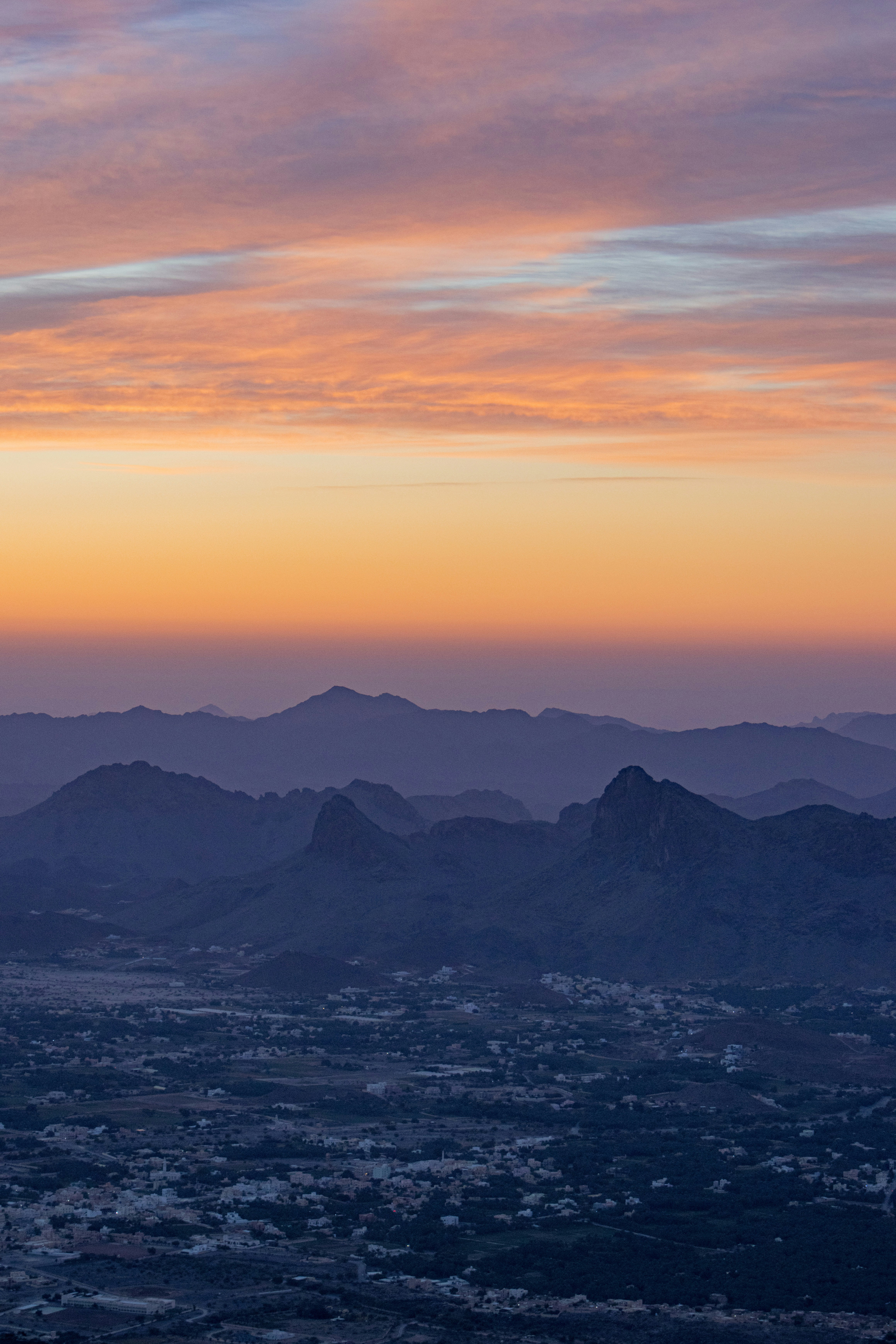 Dusk Over Ridge: A Valley Awash in Quiet Color