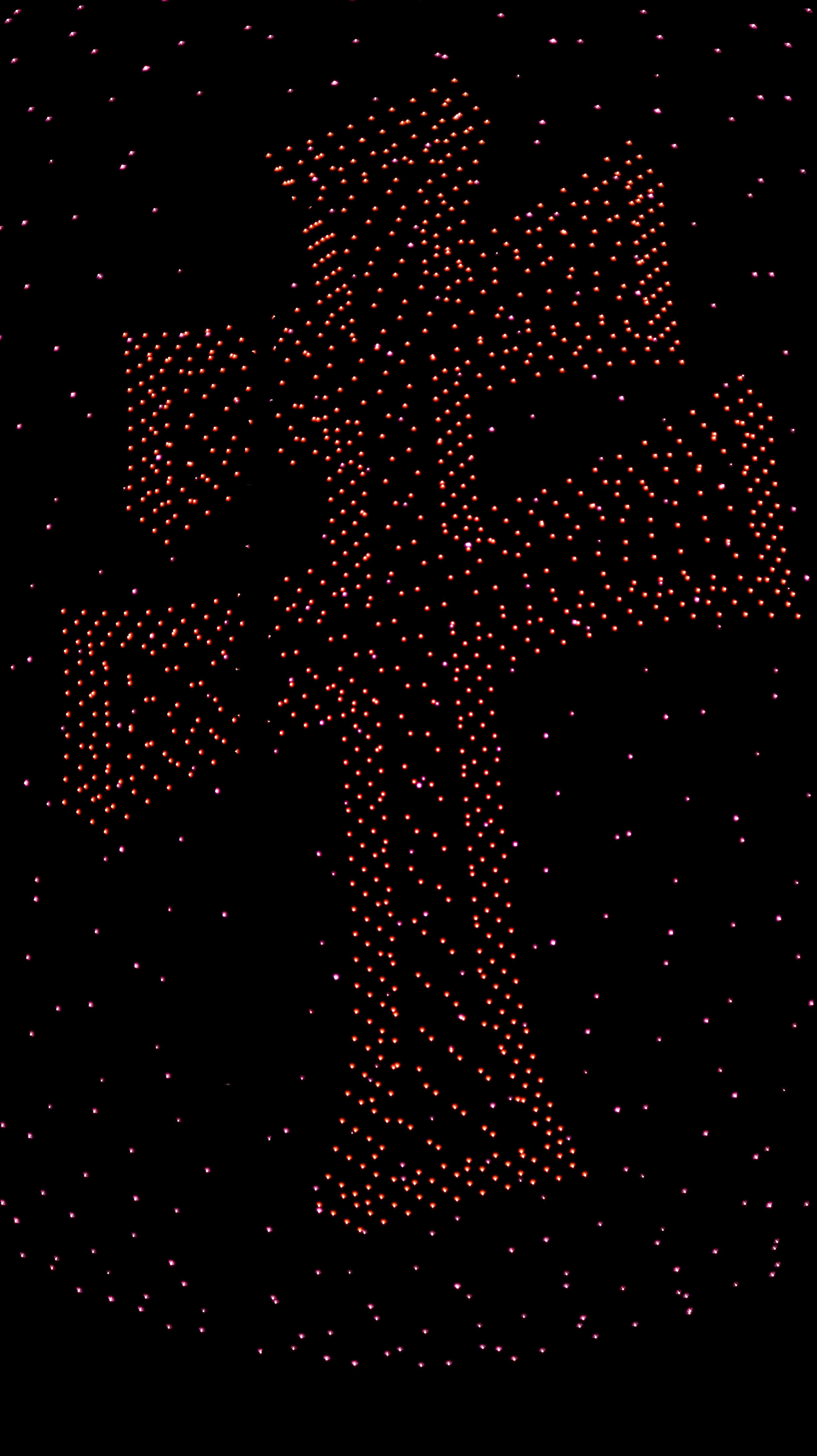 Neon Crossroads: A Lantern Mosaic Against Midnight