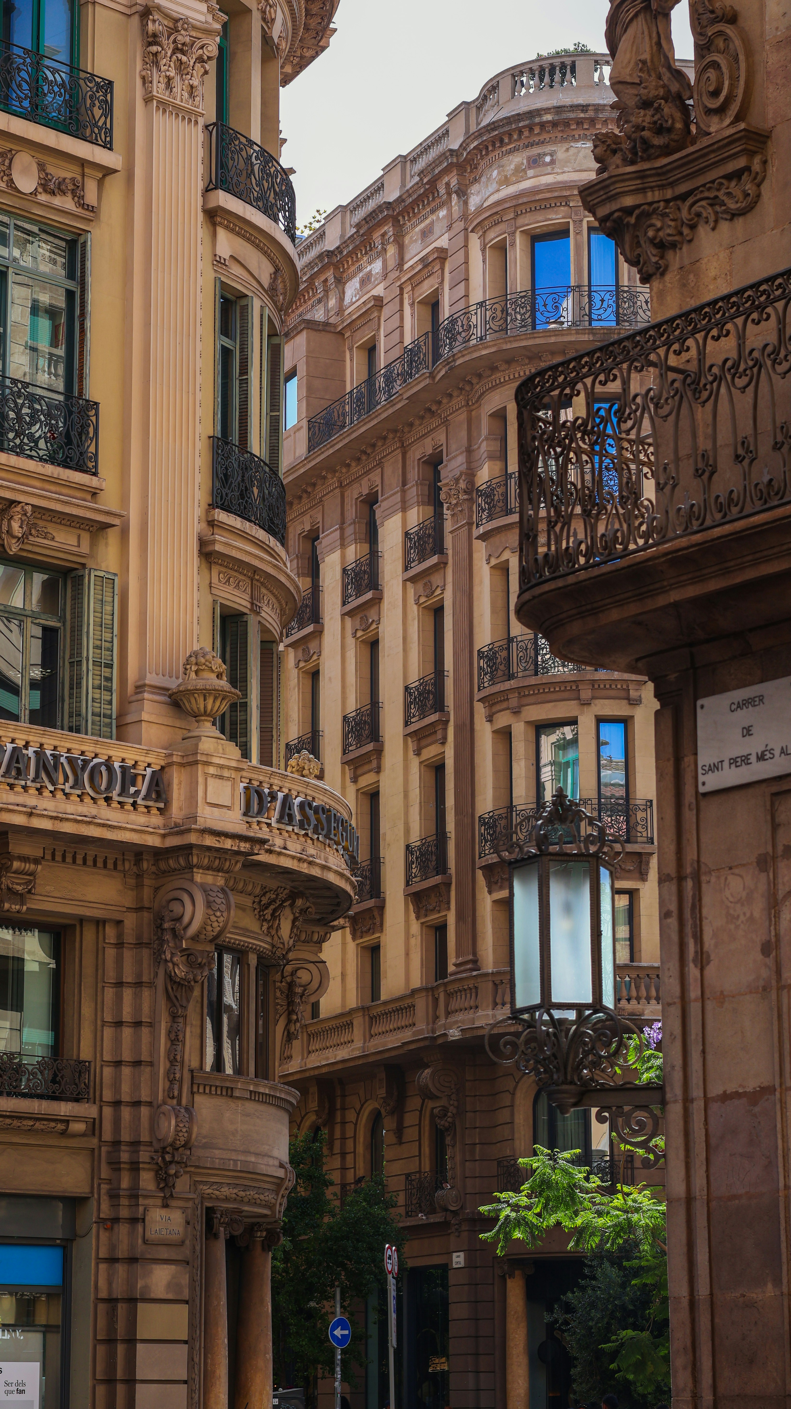 Ornate Boulevard: Sunlit Facades and Wrought-Iron Grace