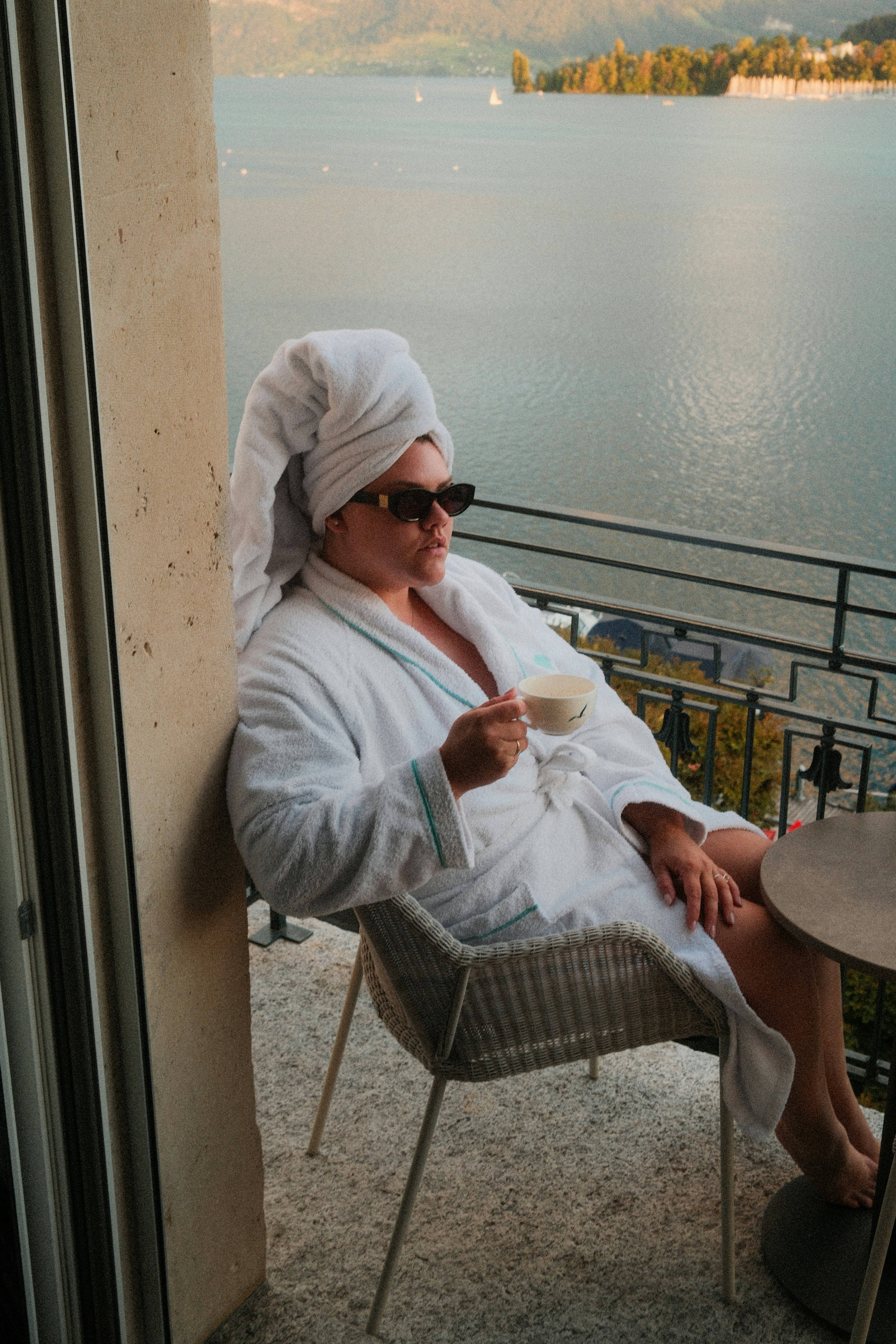 Spa by the Lake: Quiet Confidence in White Robes