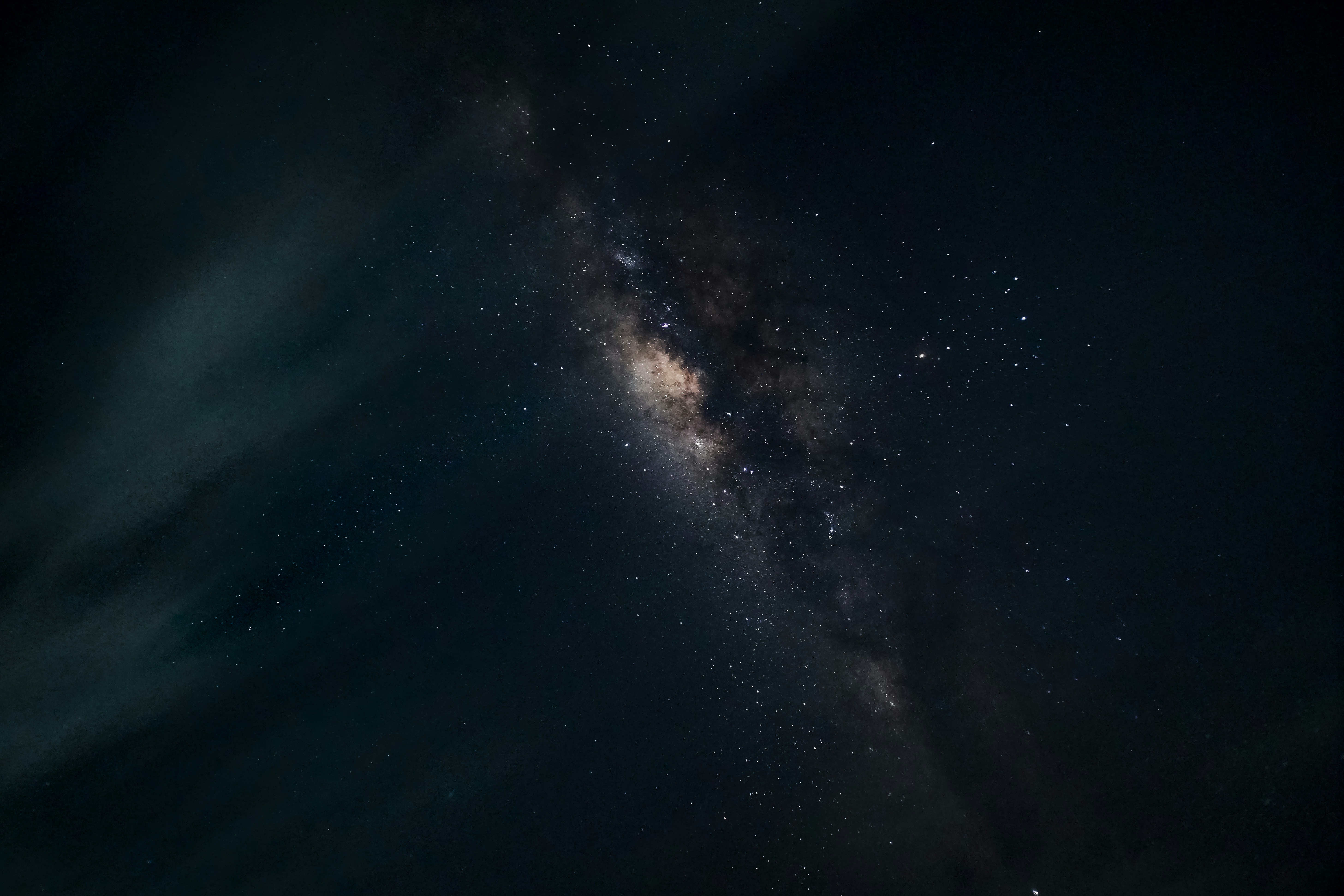 Milky Way Ribbon Over Quiet Night Skies