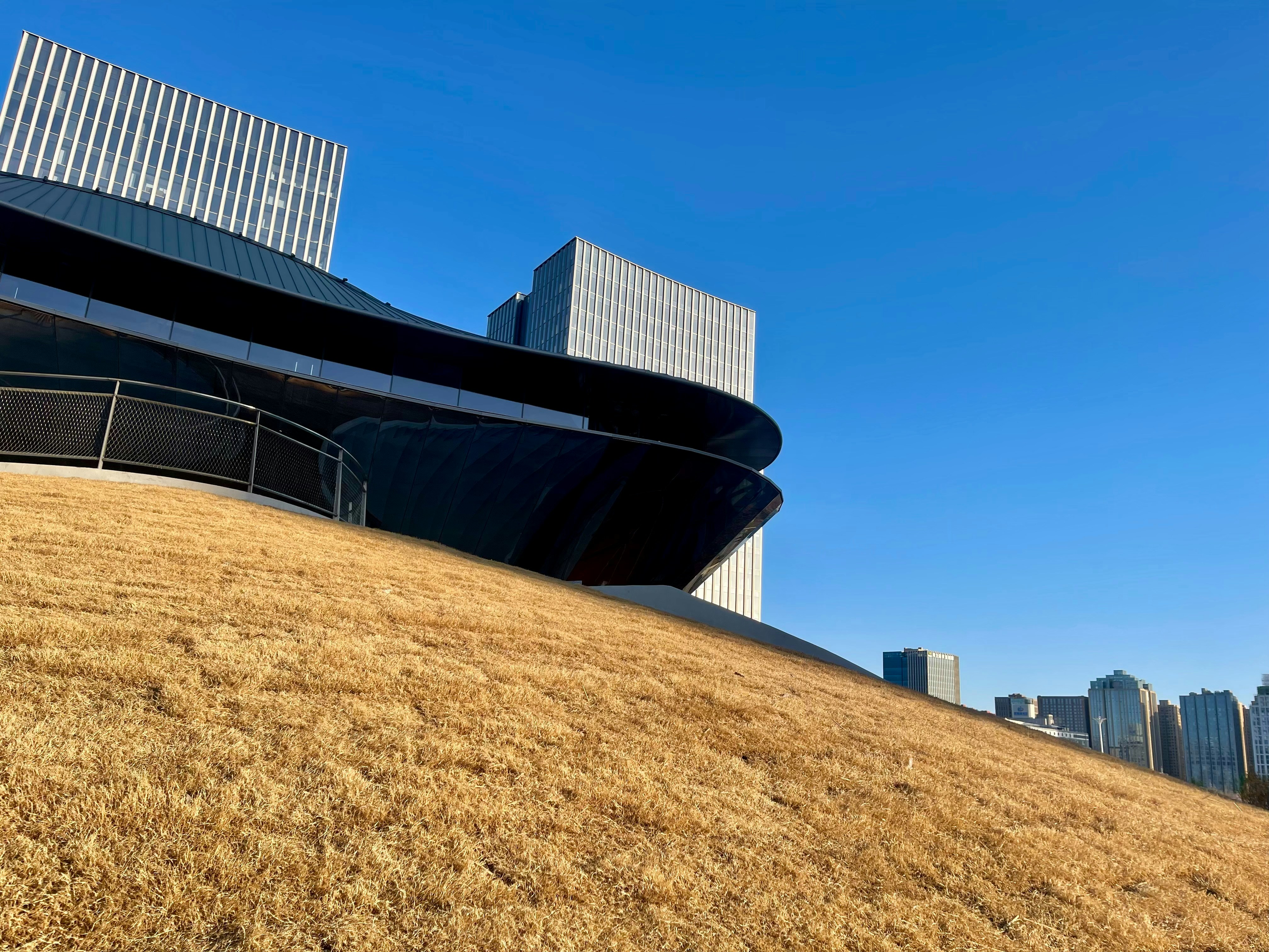 Curved Monolith by the Skyline