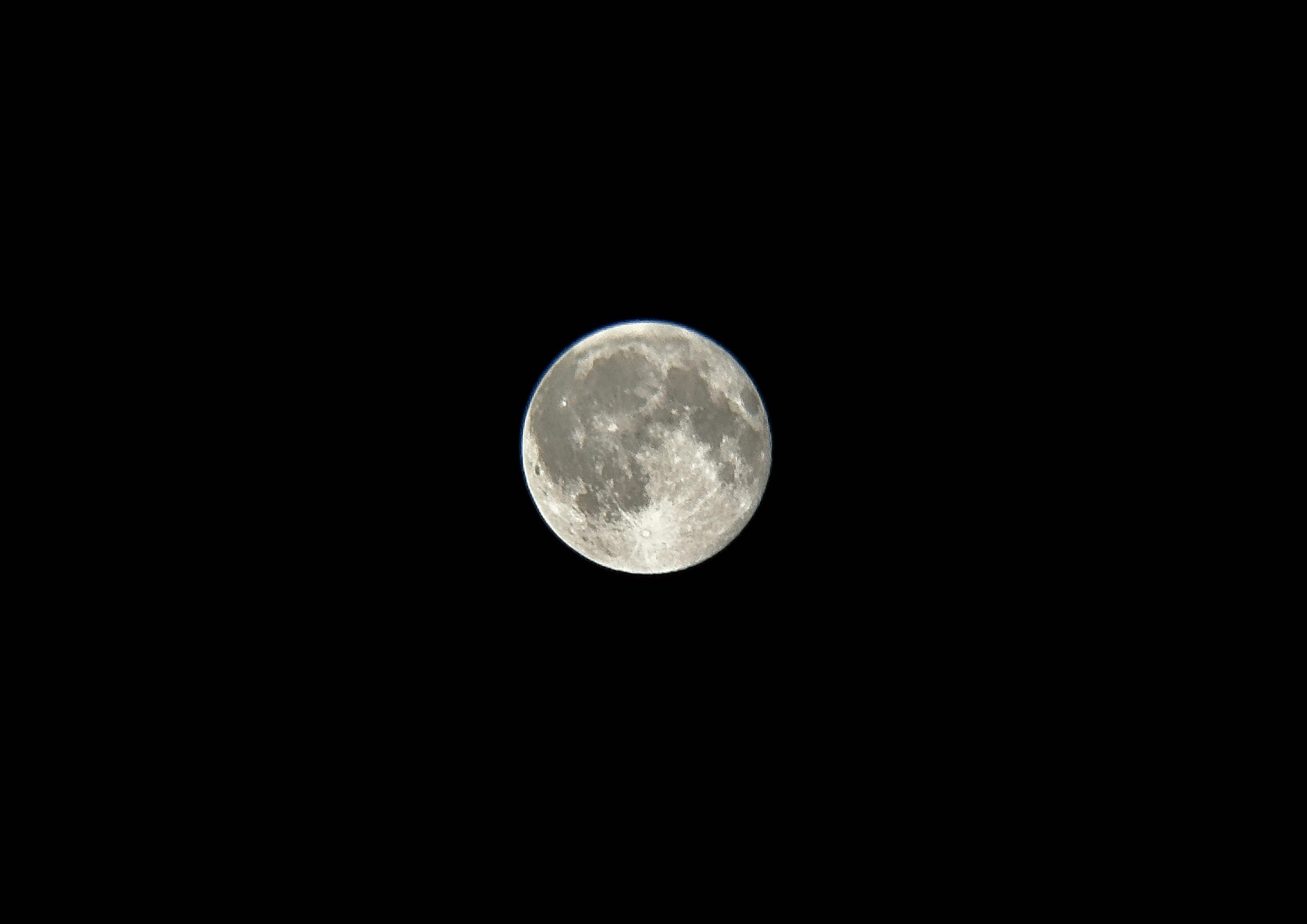 Lone Moon in a Velvet Sky