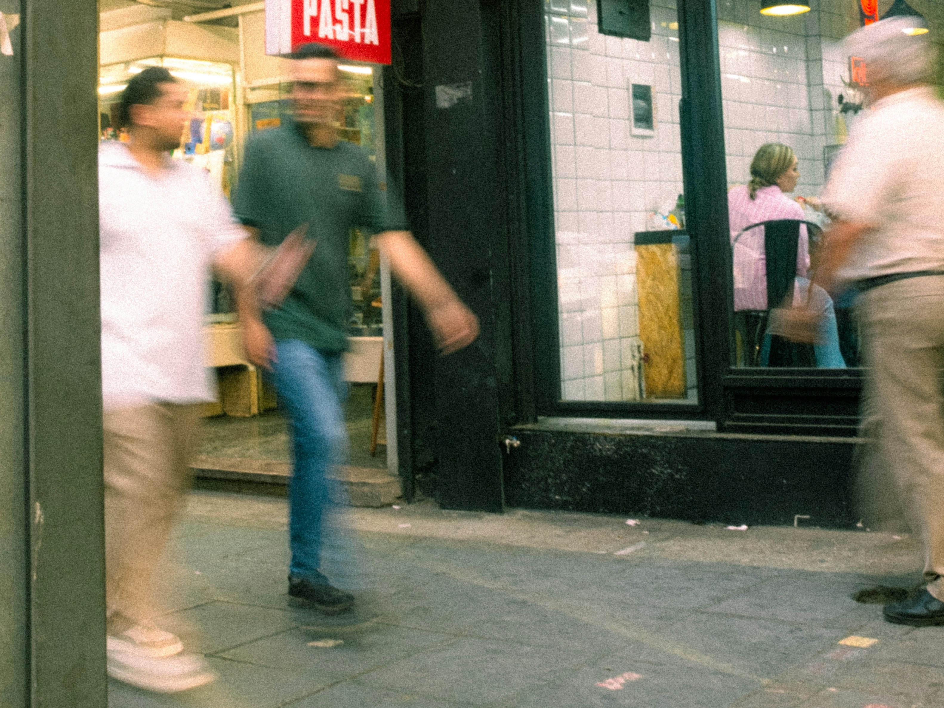 Motion at the Market Doorway