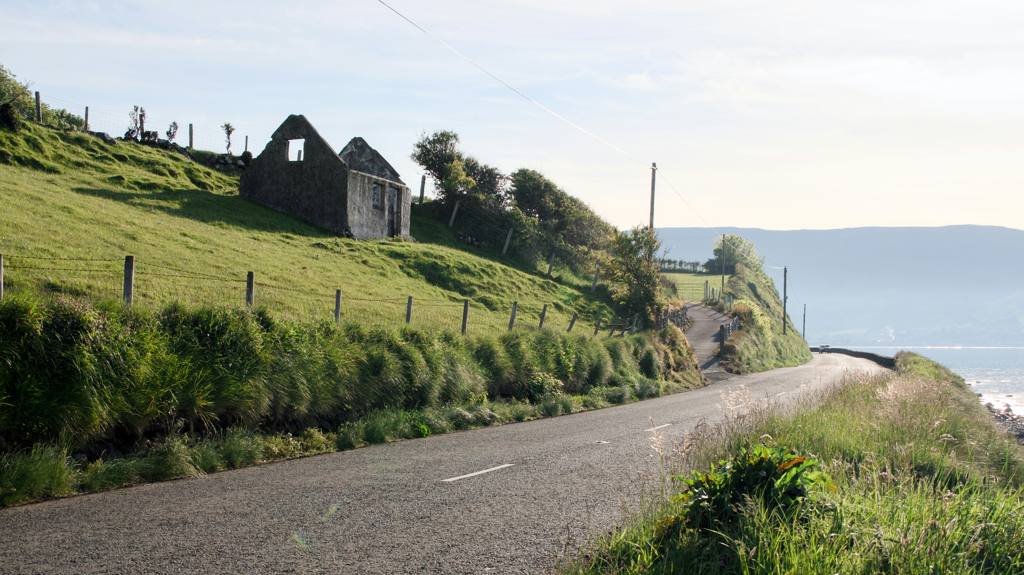 Sunlit Lane to the Ruined House