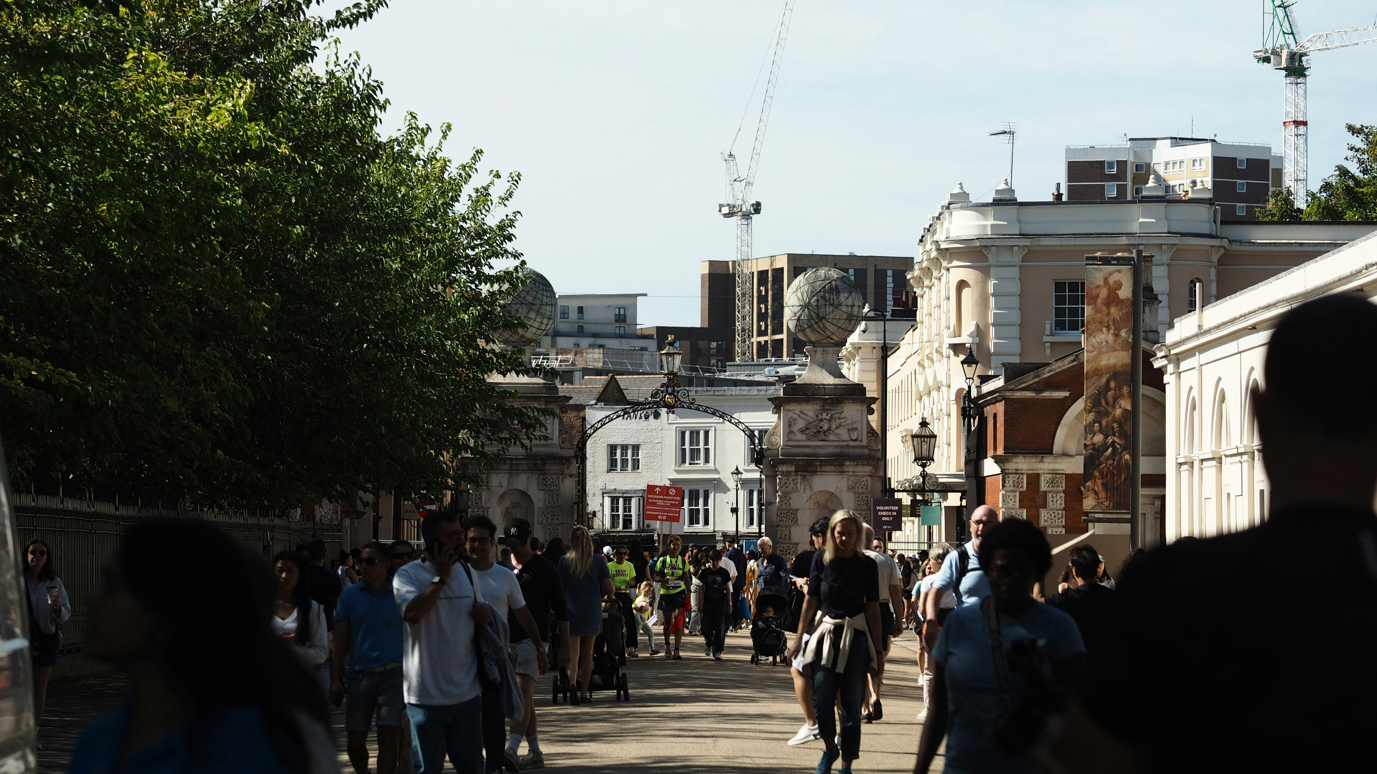 City Walk: A Pedestrian Corridor Through a Busy Arcaded Street