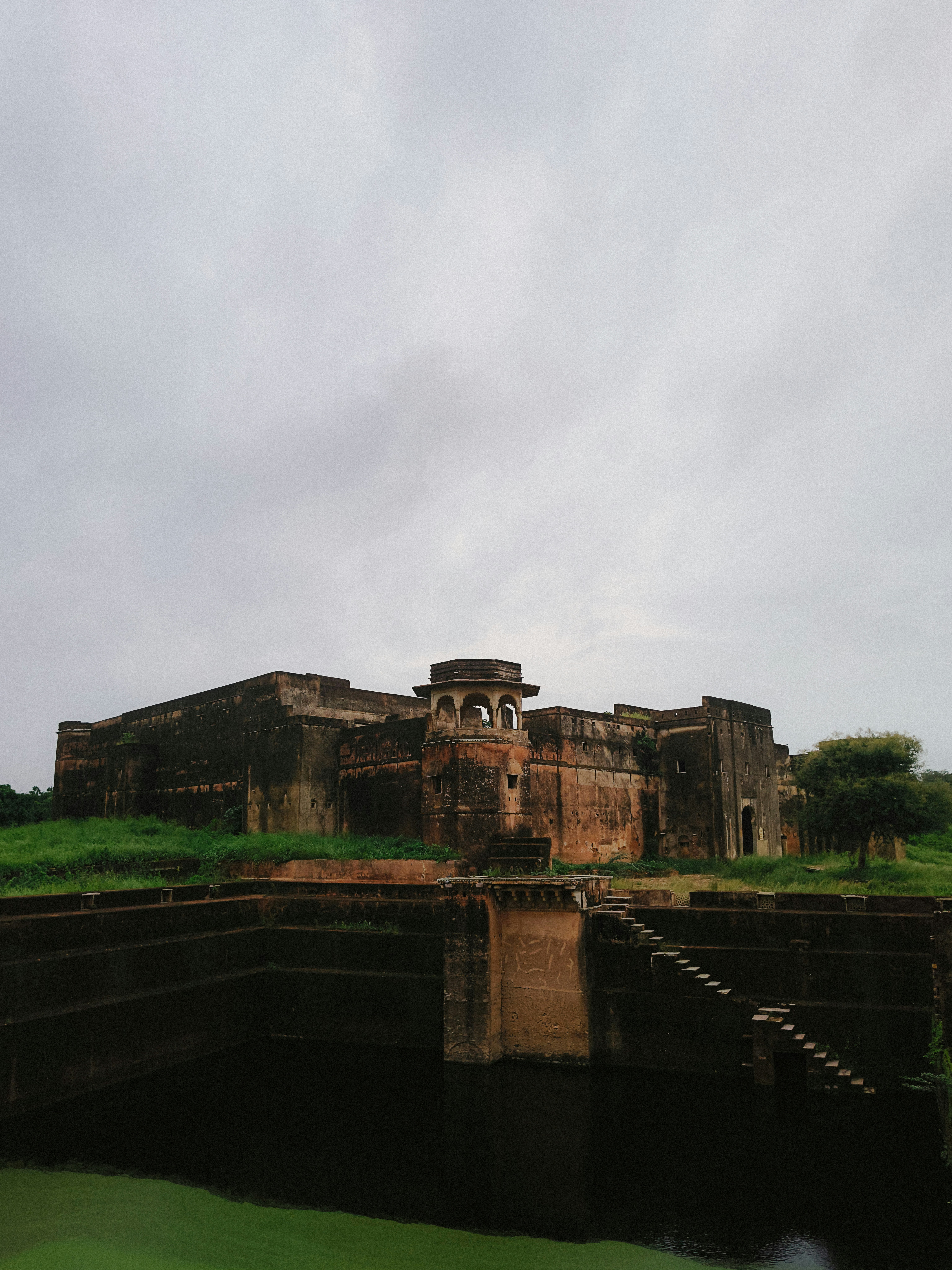 Ruins over a Quiet Pool: A Bastion of Time