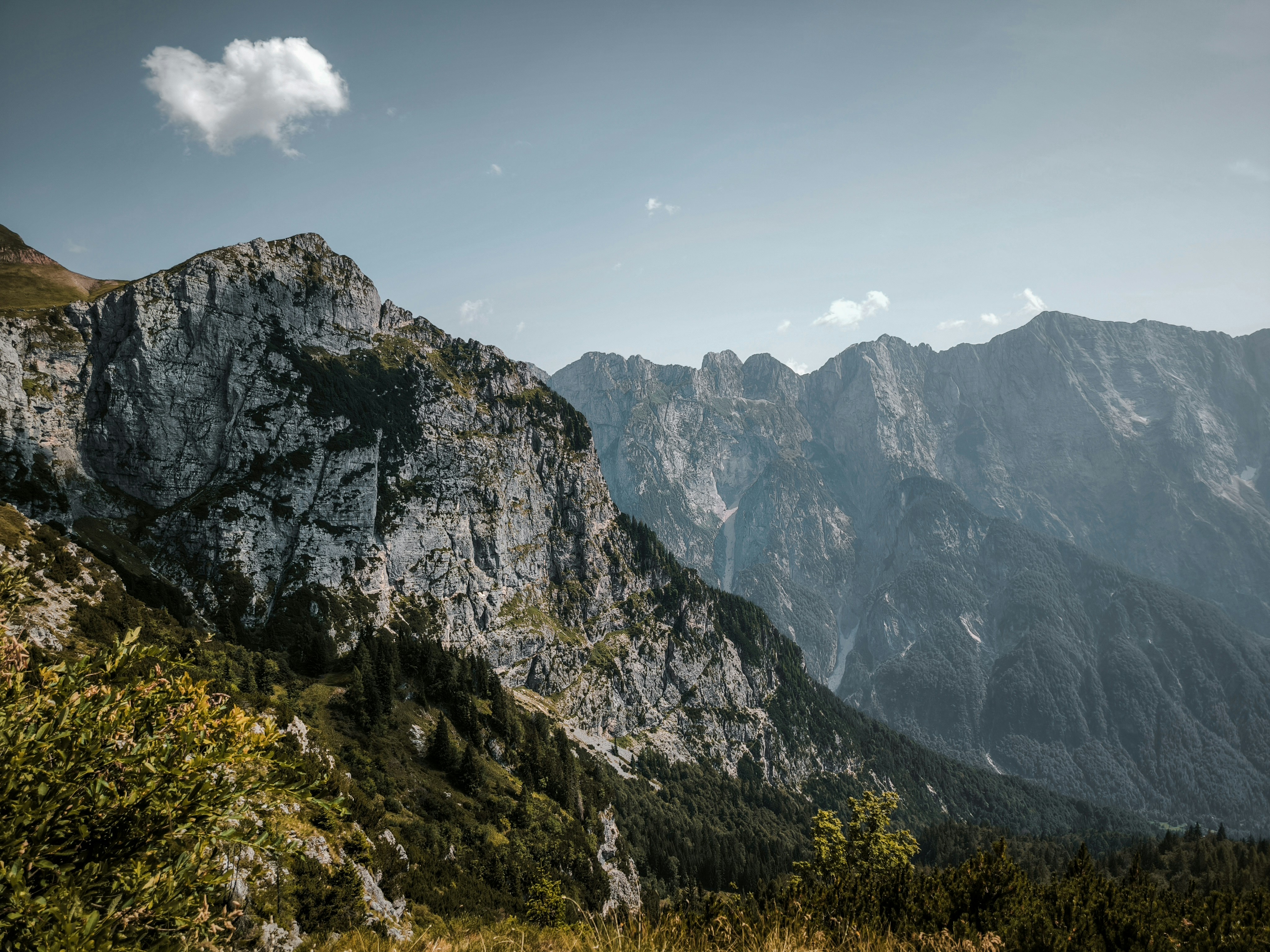 Against the Crown: Mountains Breathed in Morning Light