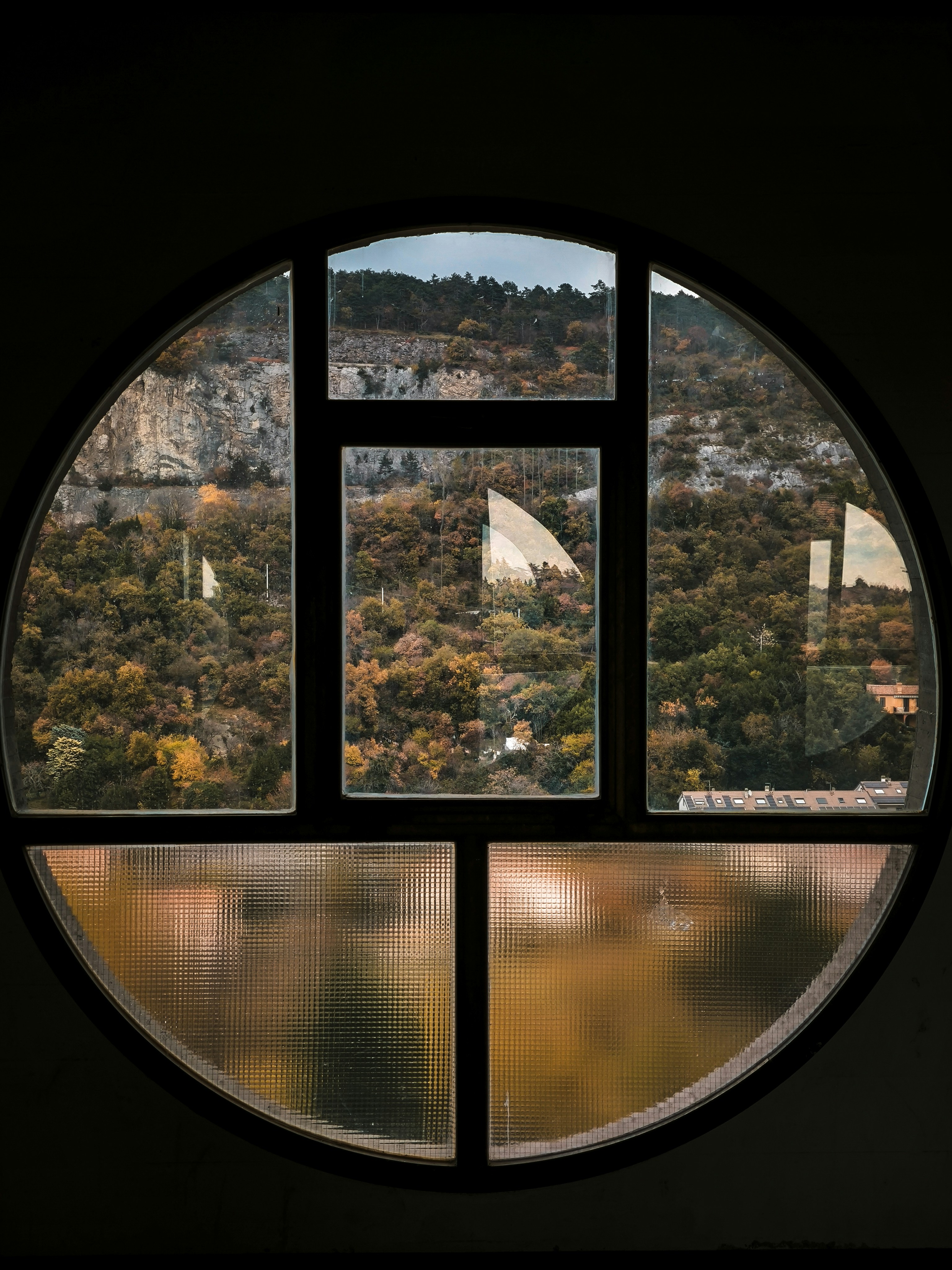 Circular Window, Autumn Hills
