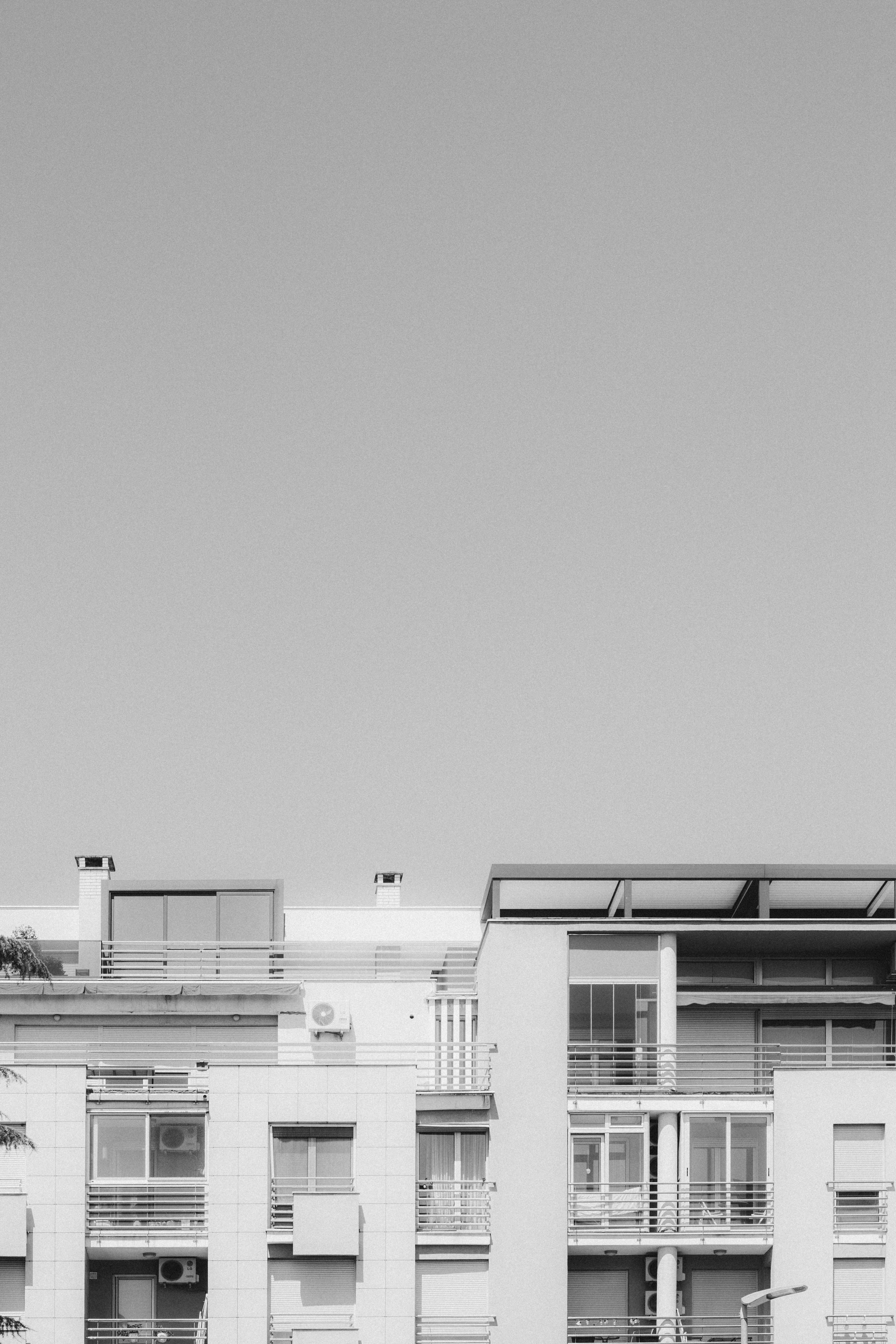 Urban Facade in Soft Focus: Lines and Light