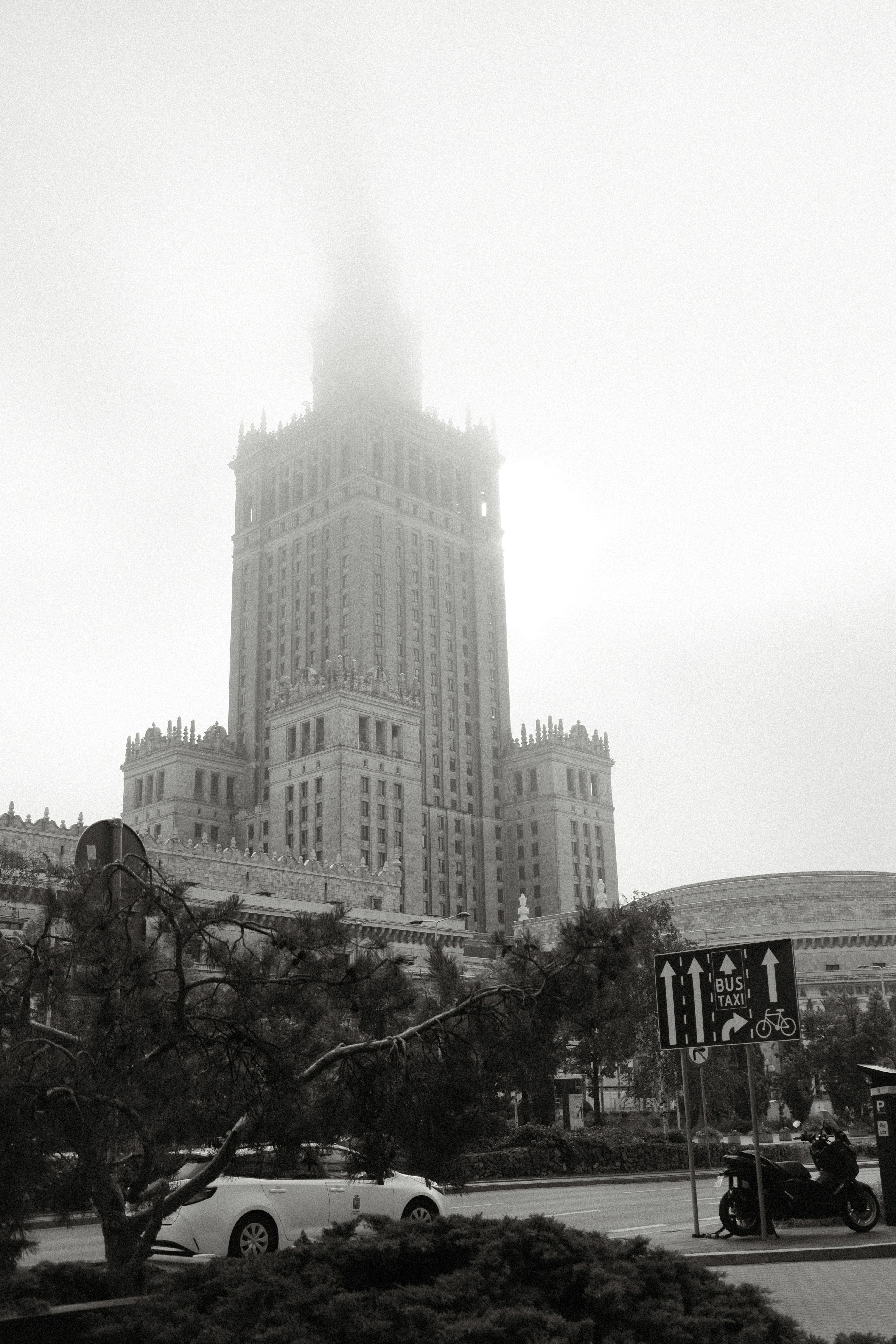 Misty Cathedral: A Vigil Above the City
