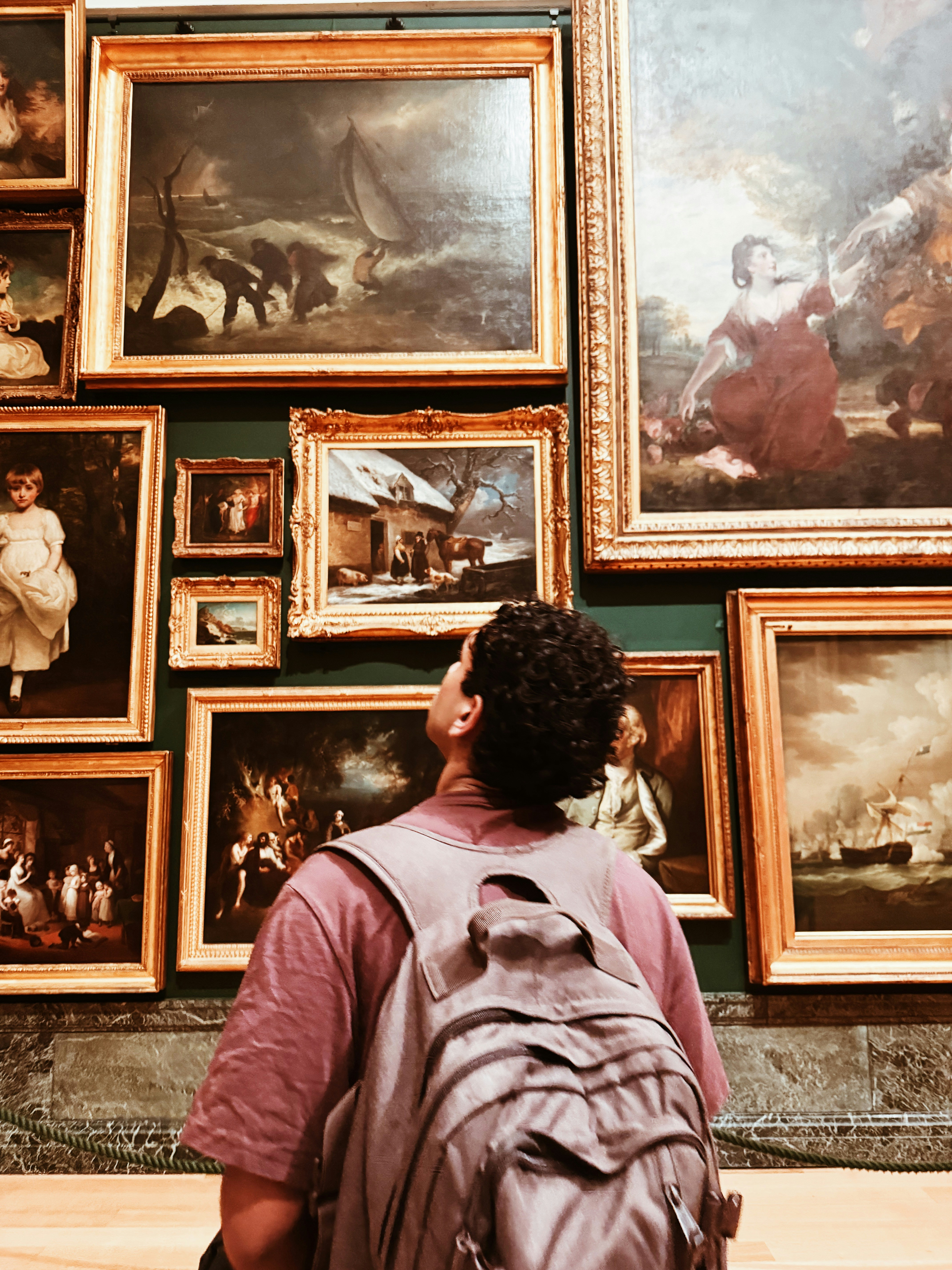 Gallery Gaze: Traveler in the Hall of Masterpieces