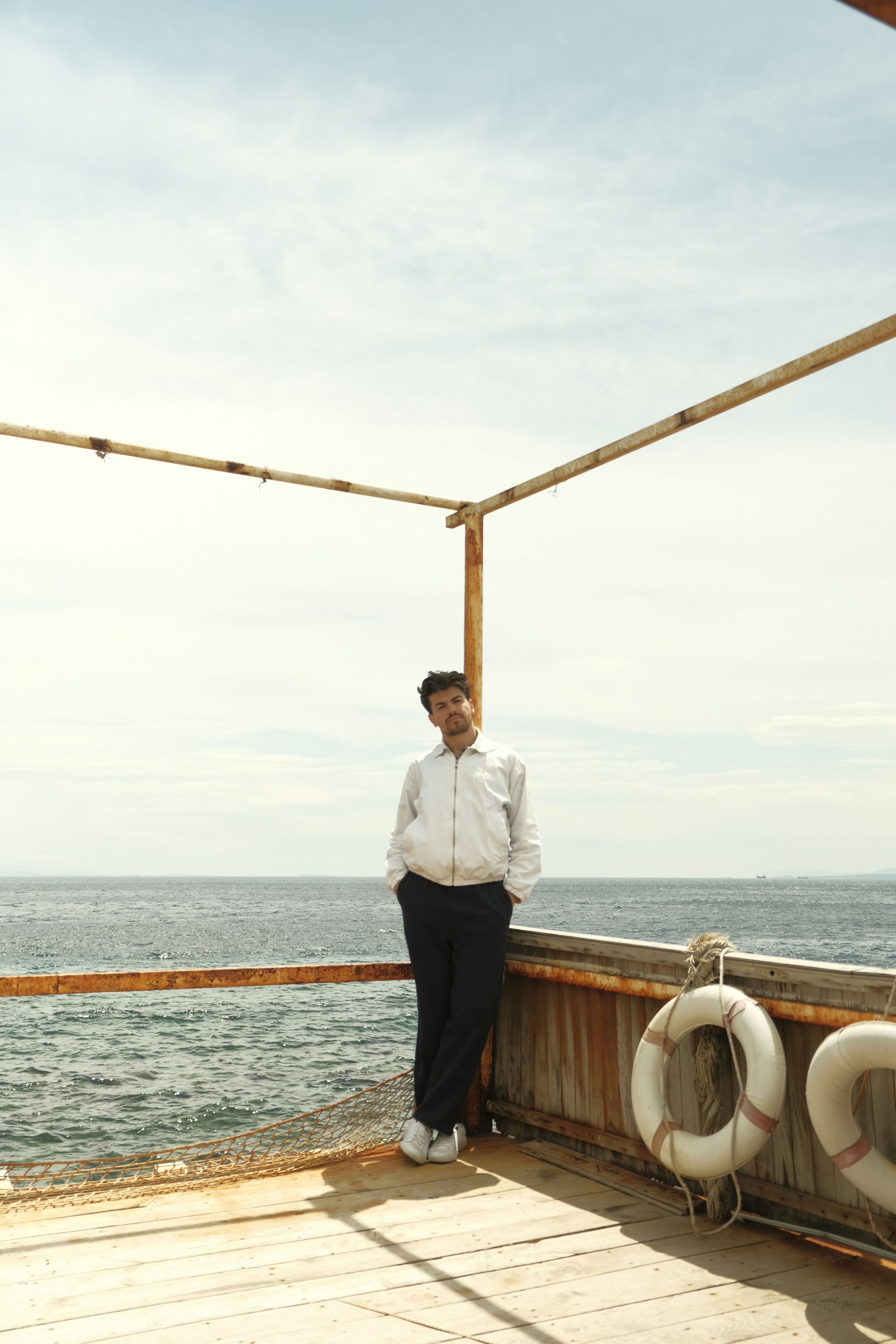 Man at Sea-Dawn Balcony