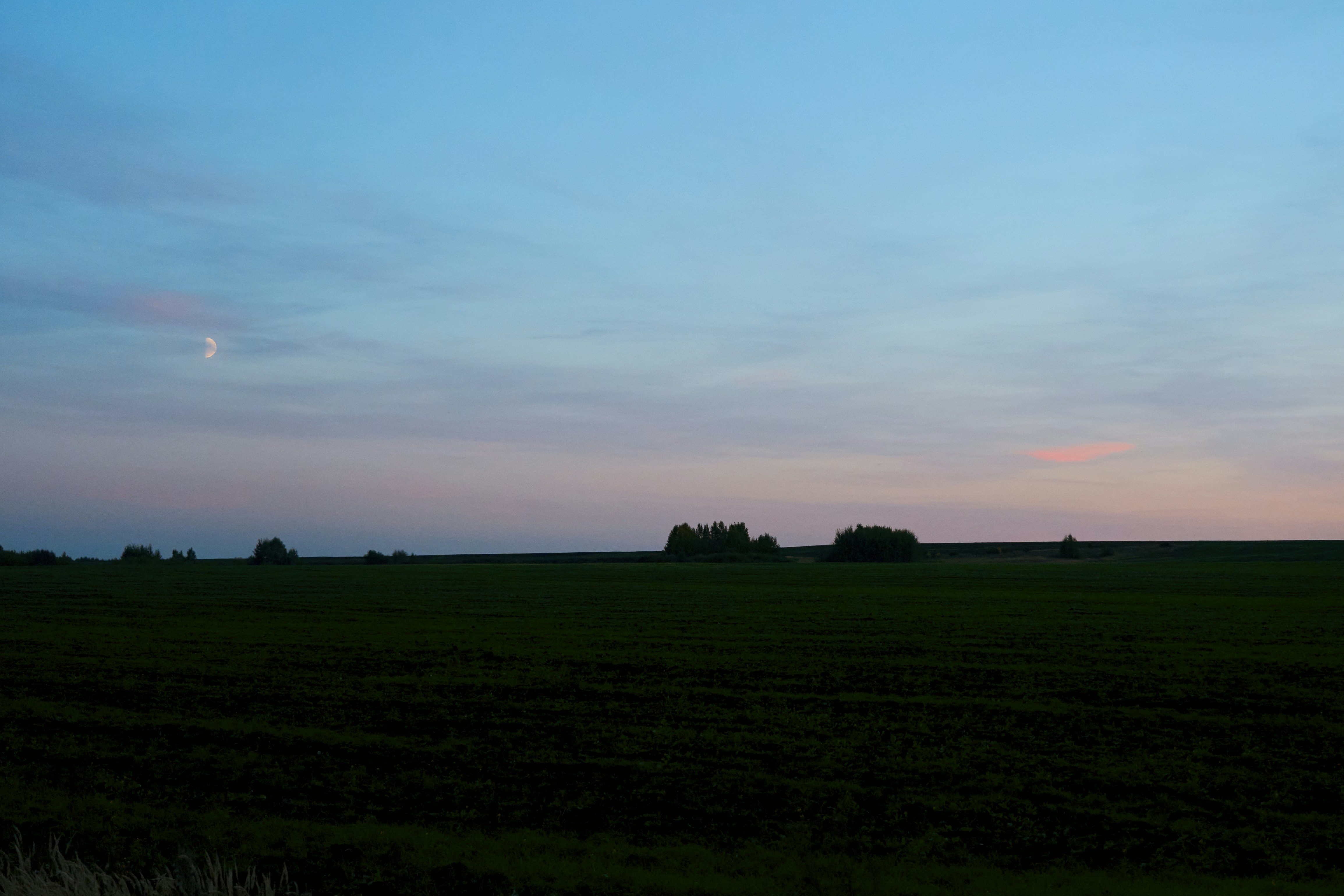 Dusk Over Prairie: A Quiet Horizon