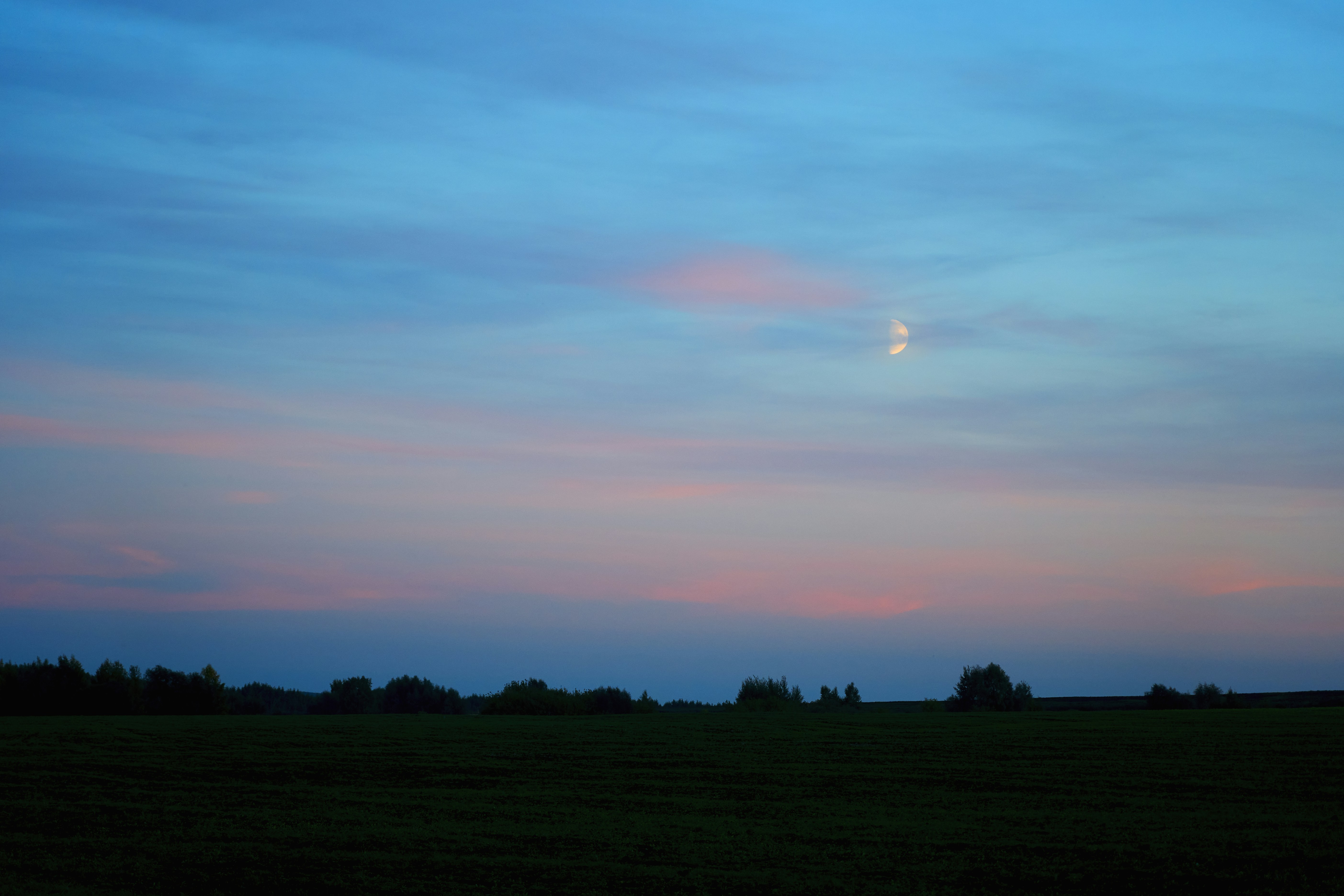 Dusk Horizons Over Quiet Plains