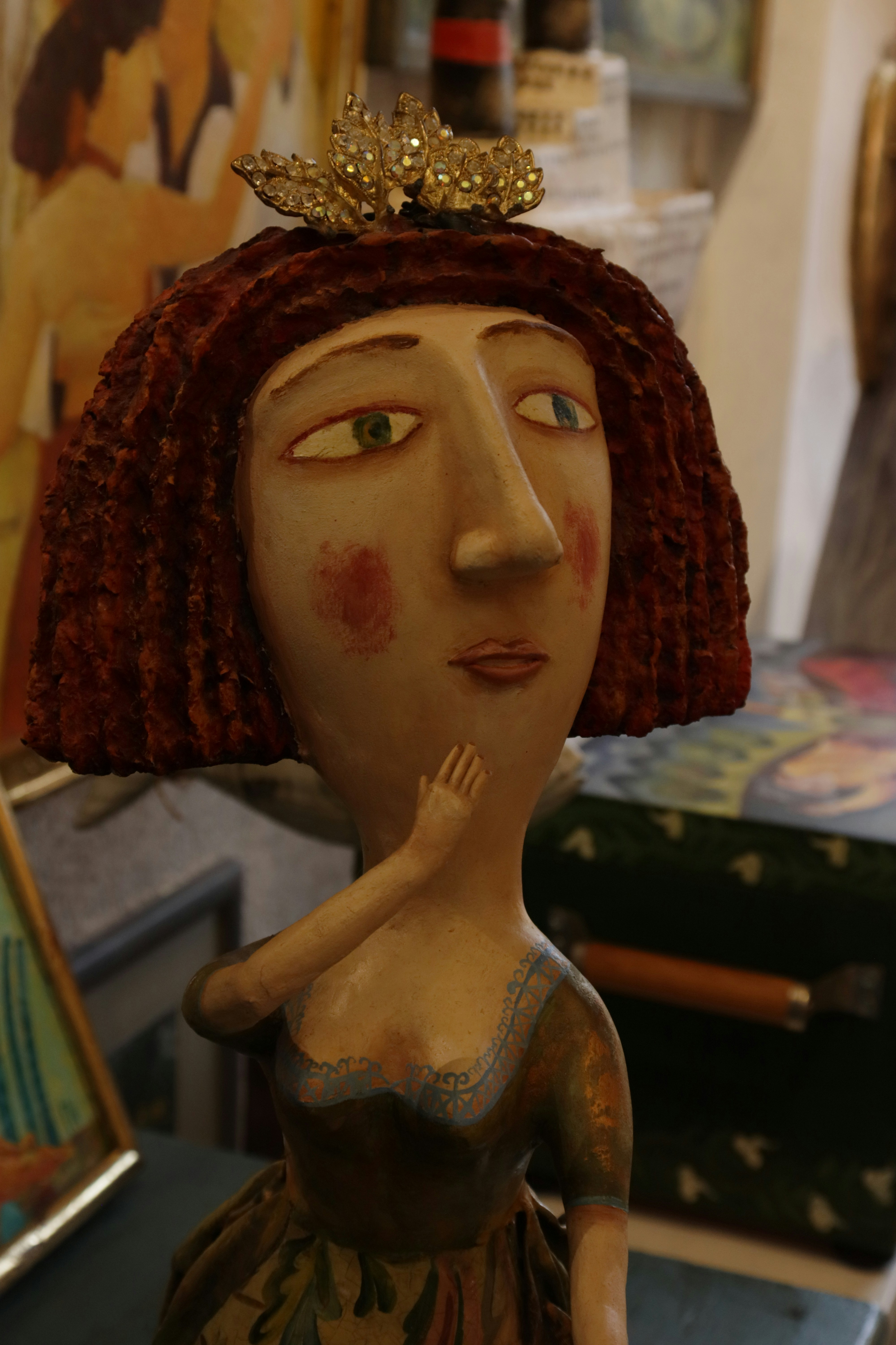 Ceramic Portrait in a Curious Studio still life