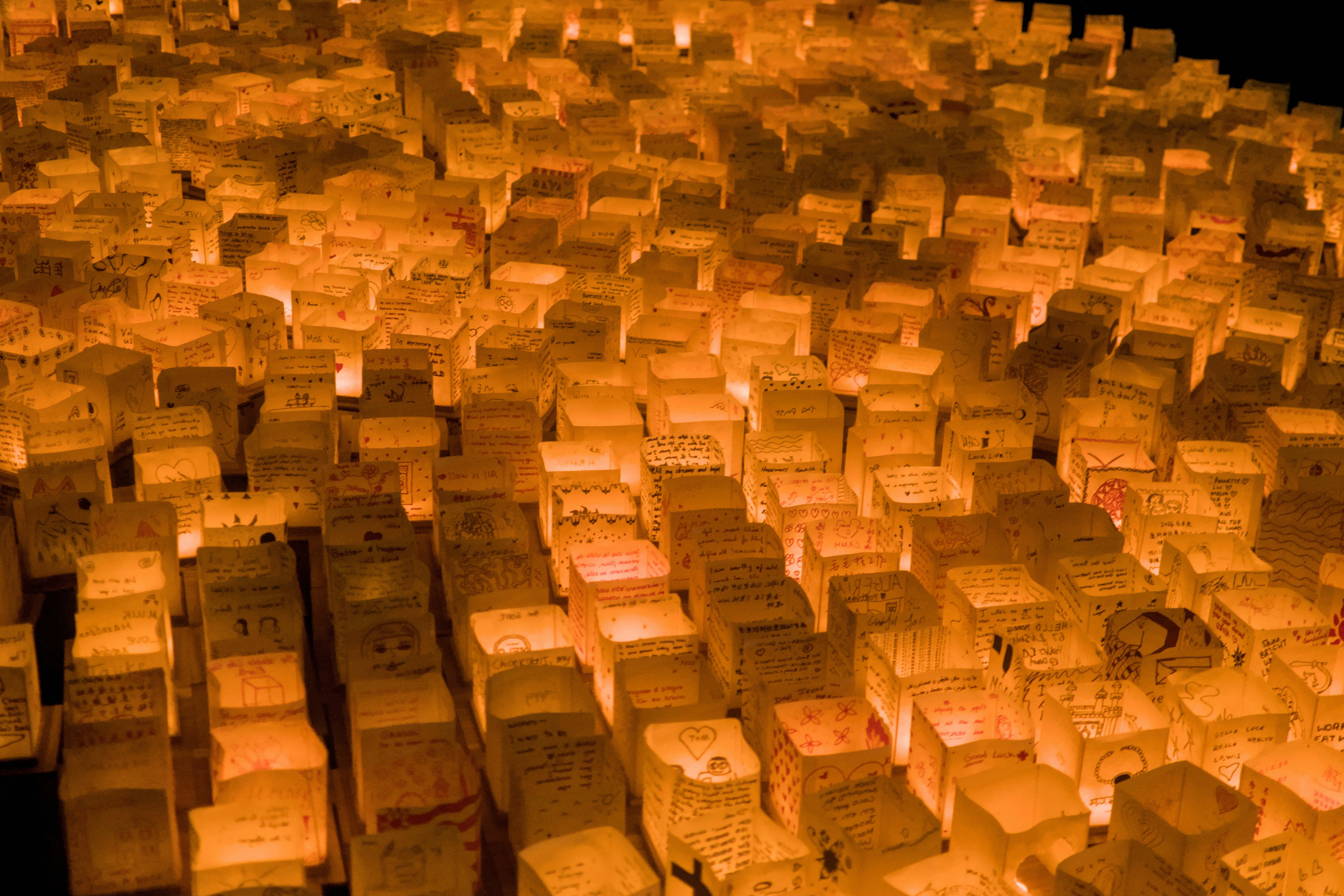 Candles of Memory: A Sea of Glowing Cards