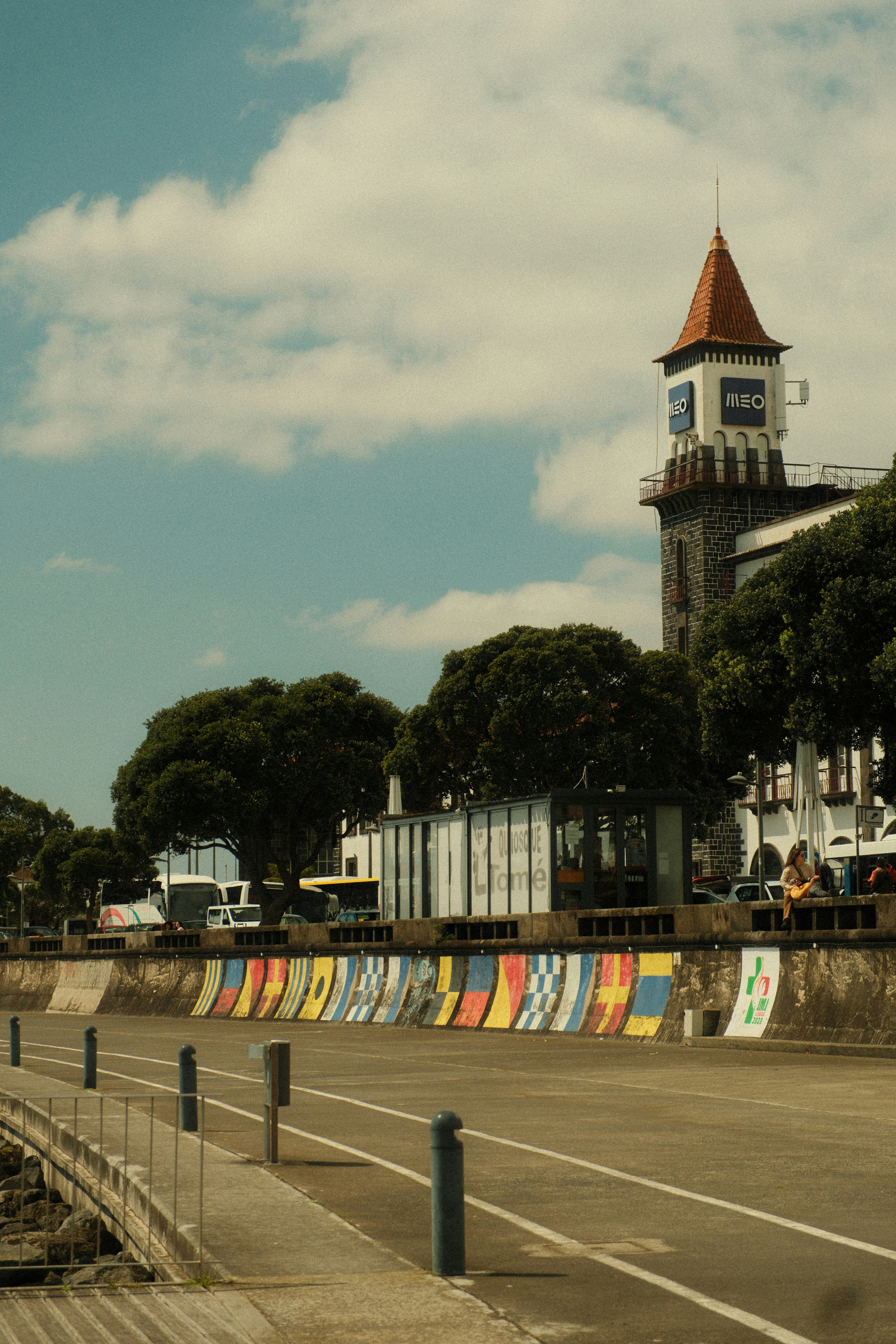 Clock Tower by the Quay: A Quiet Coastal Promenade