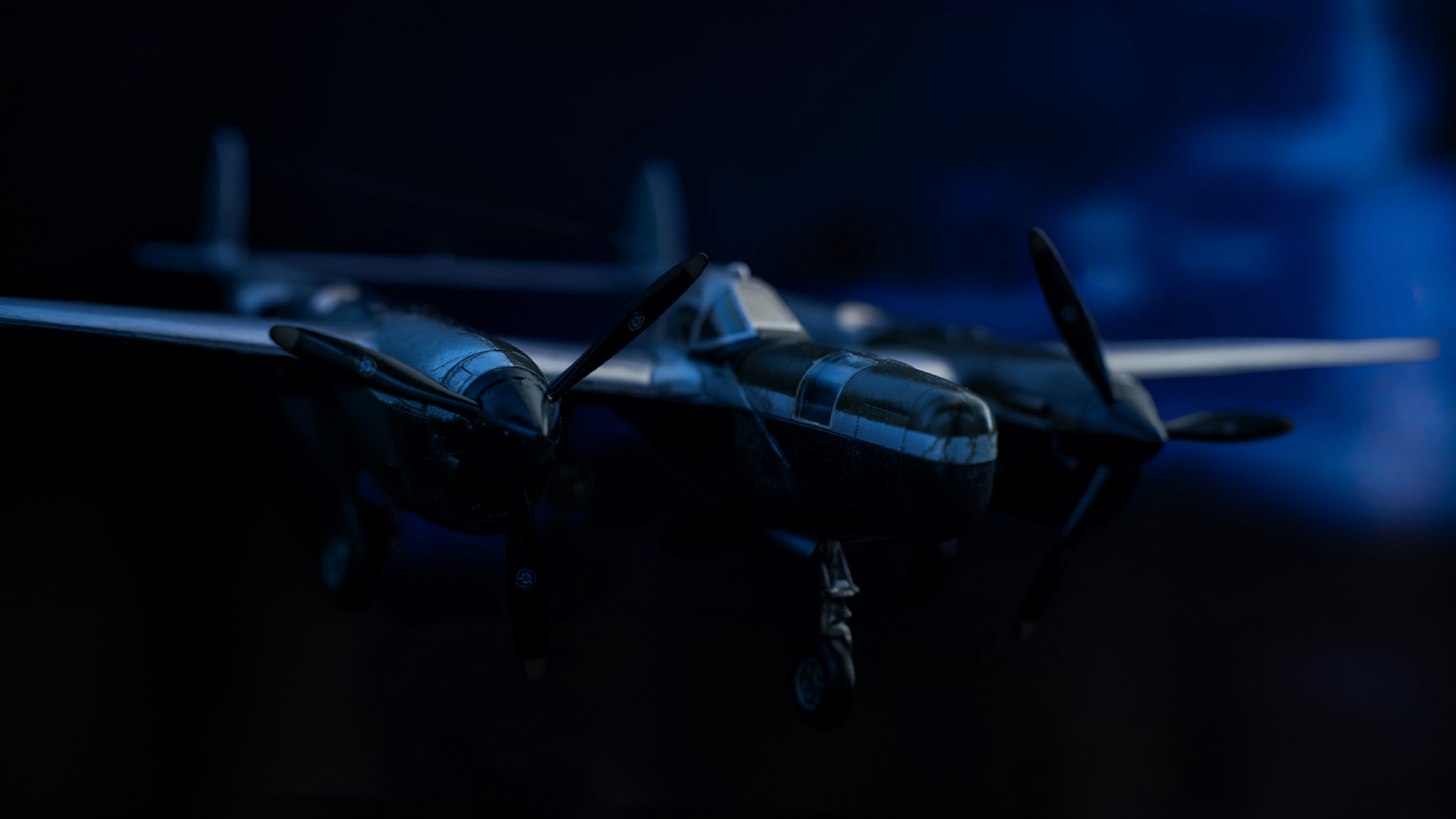 Night-time Twin-Prop Bomber: A Quiet Sentinel in the Dark