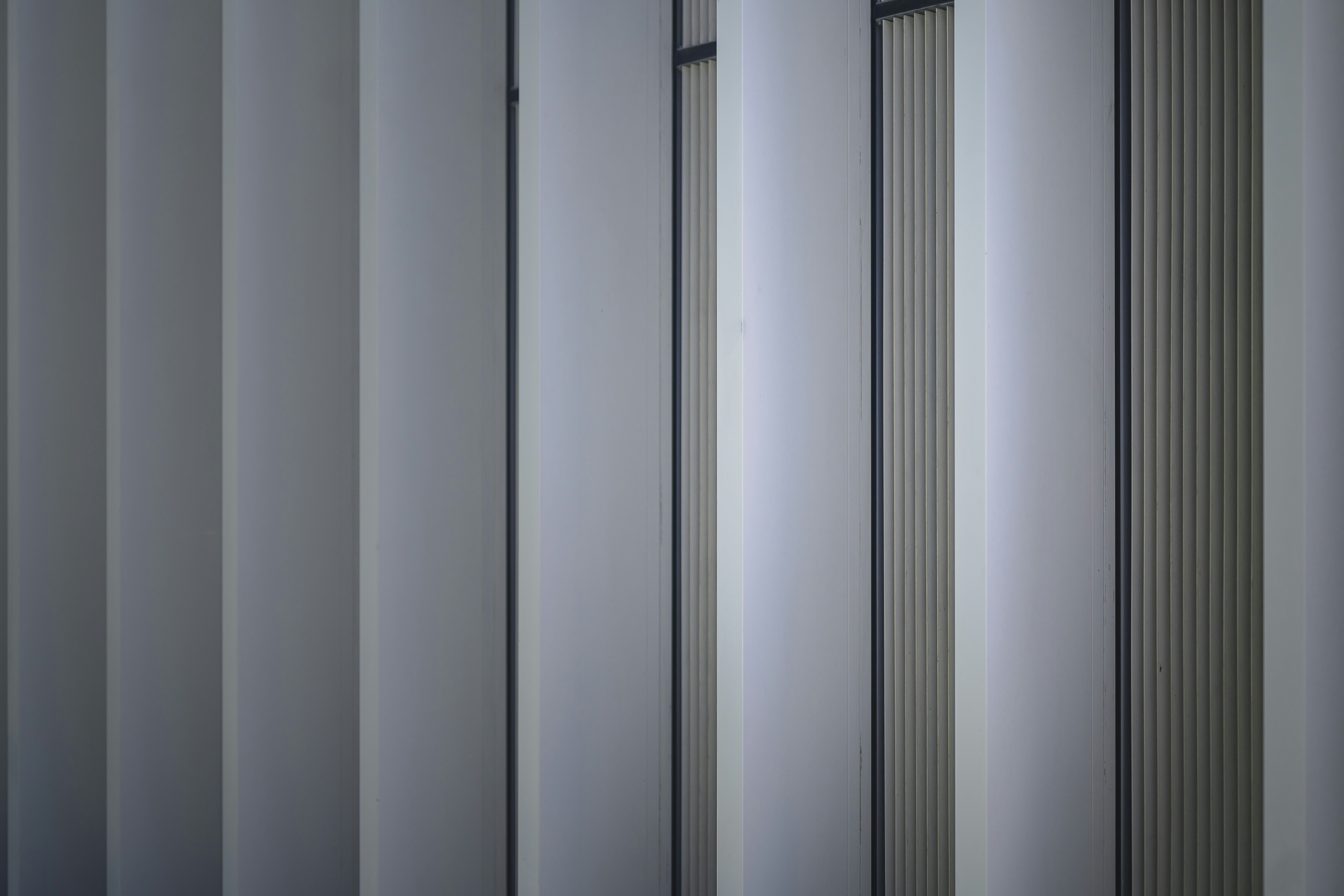 Vertical Strata: A Study in Light and Shadow on Modular Columns