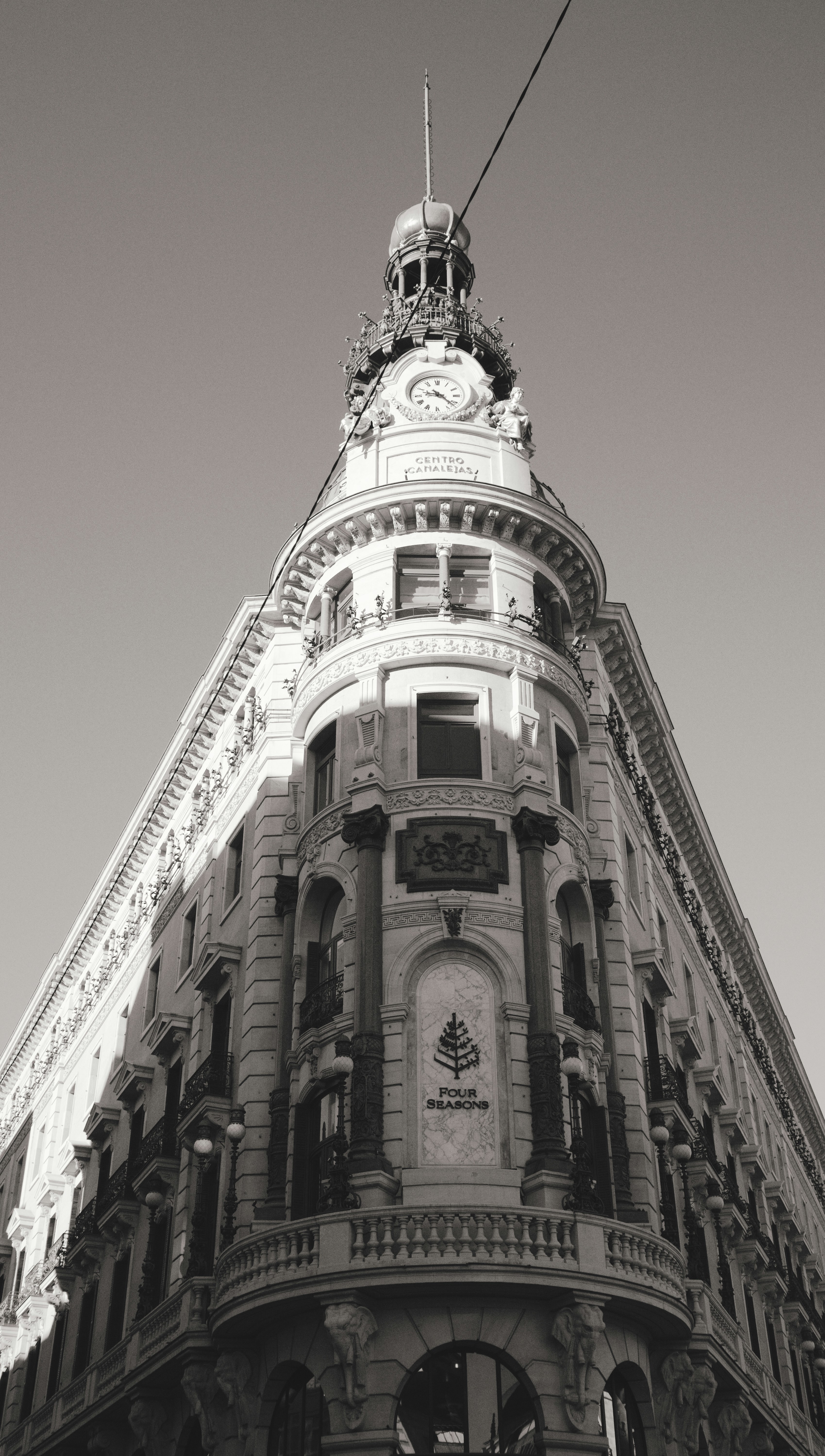 Maidenstone Clocktower: A Monumental Facade Reaching Toward the Sky