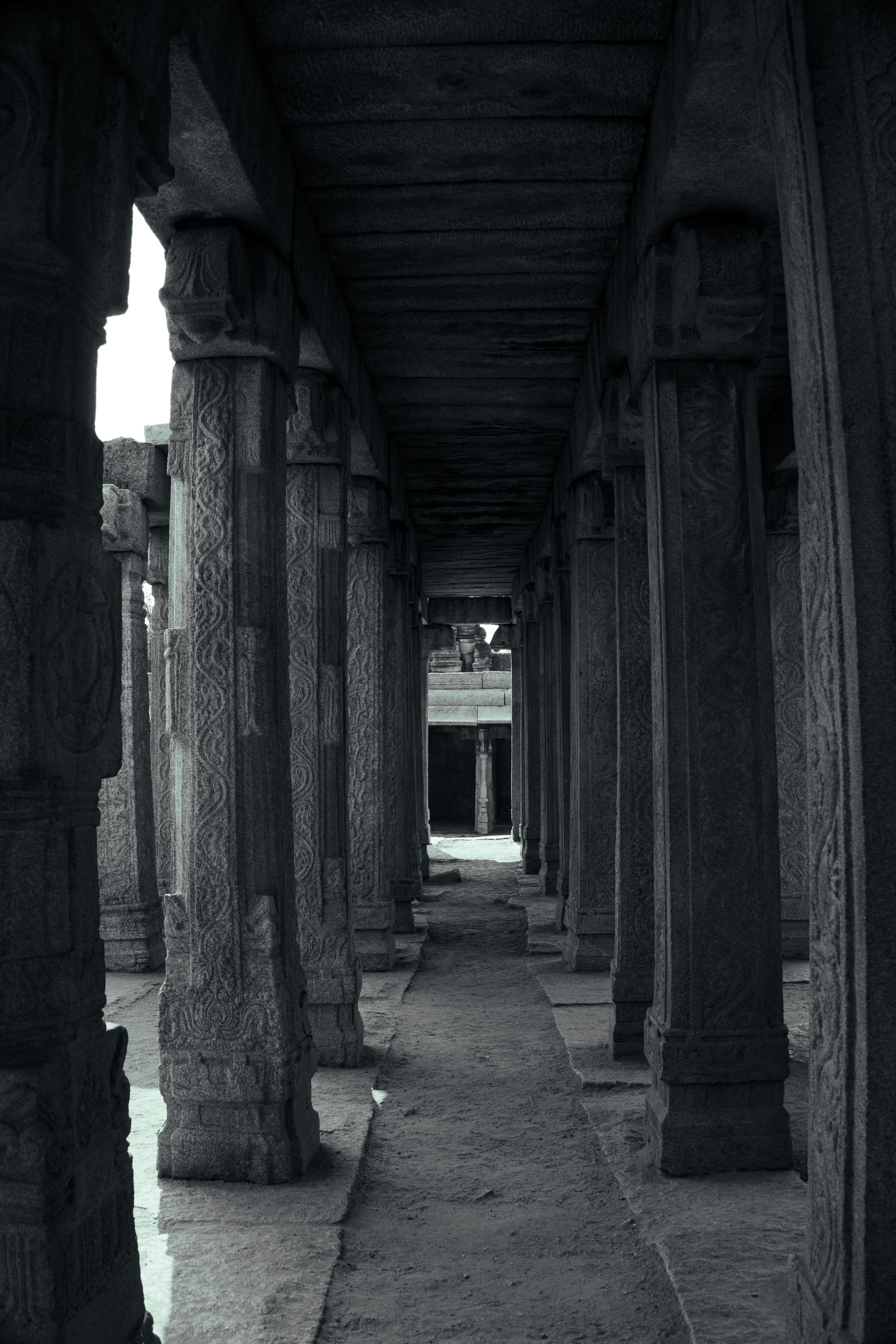 Echoes of Stone: A Columned Passage Through Time