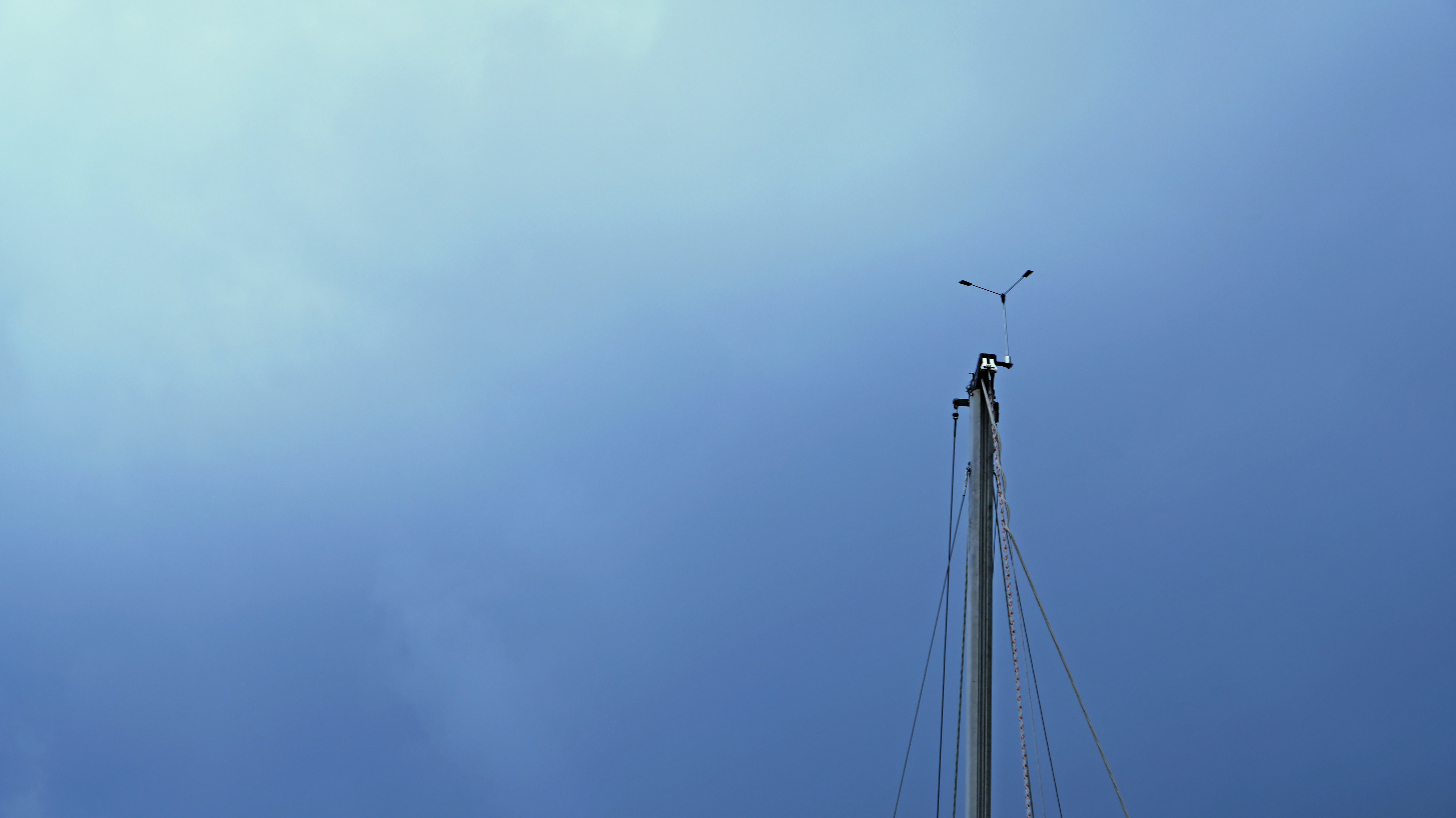 Quiet Mast Under a Clear Sky
